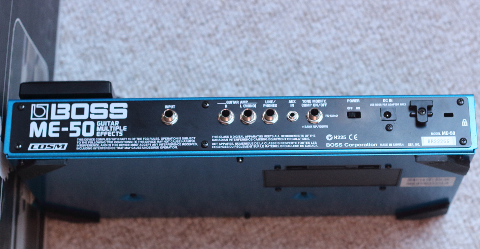 ME-50 - Boss ME-50 - Audiofanzine