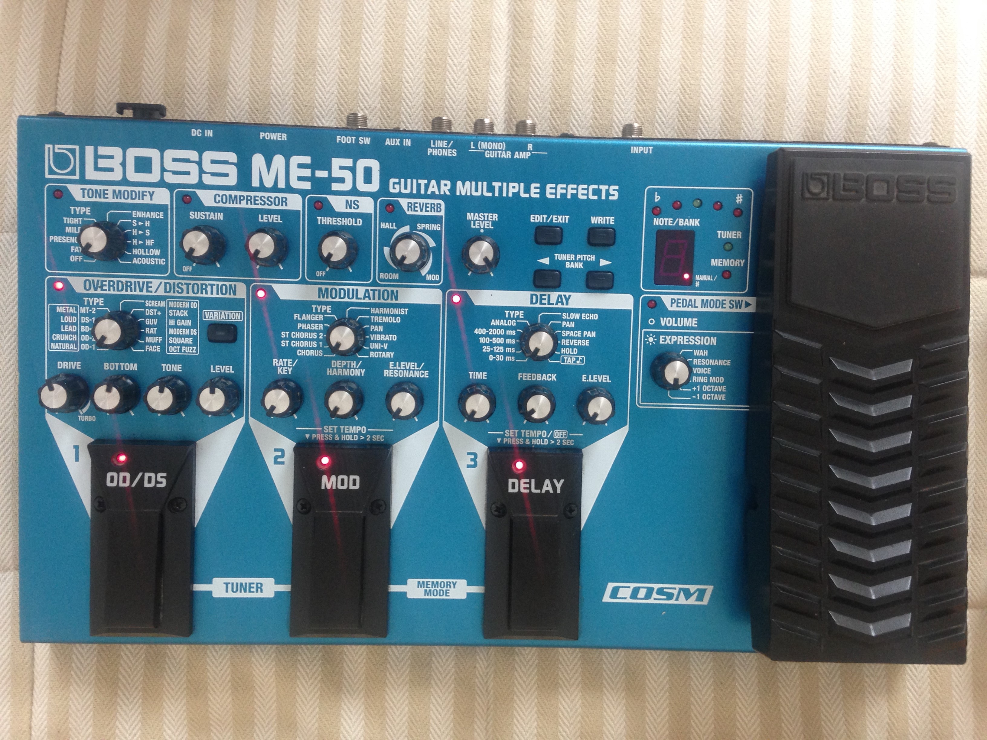 ME-50 - Boss ME-50 - Audiofanzine