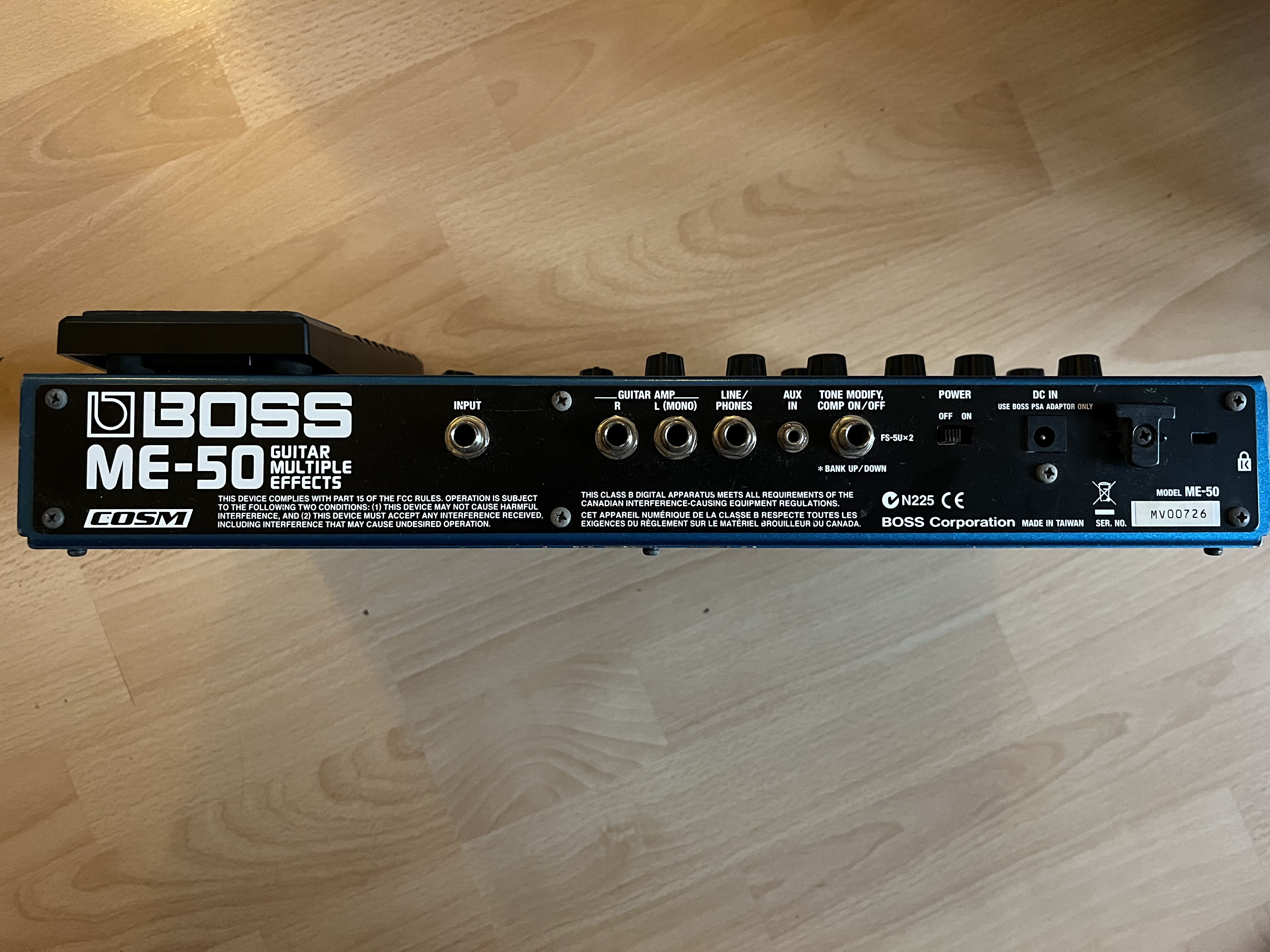 ME-50 - Boss ME-50 - Audiofanzine