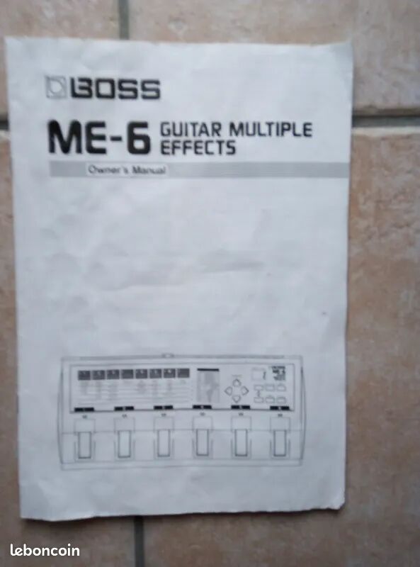 ME-6 - Boss ME-6 - Audiofanzine