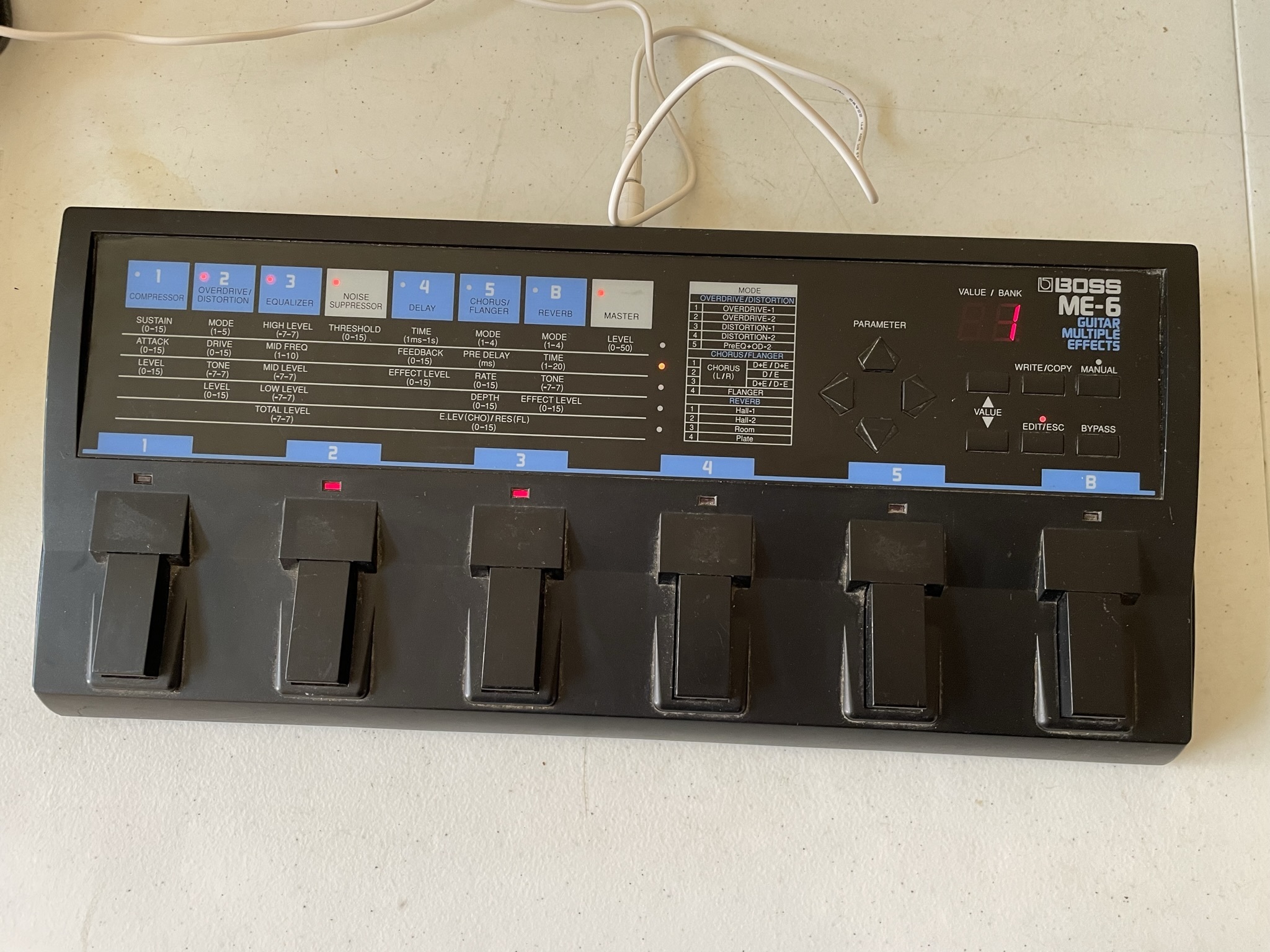 ME-6 - Boss ME-6 - Audiofanzine