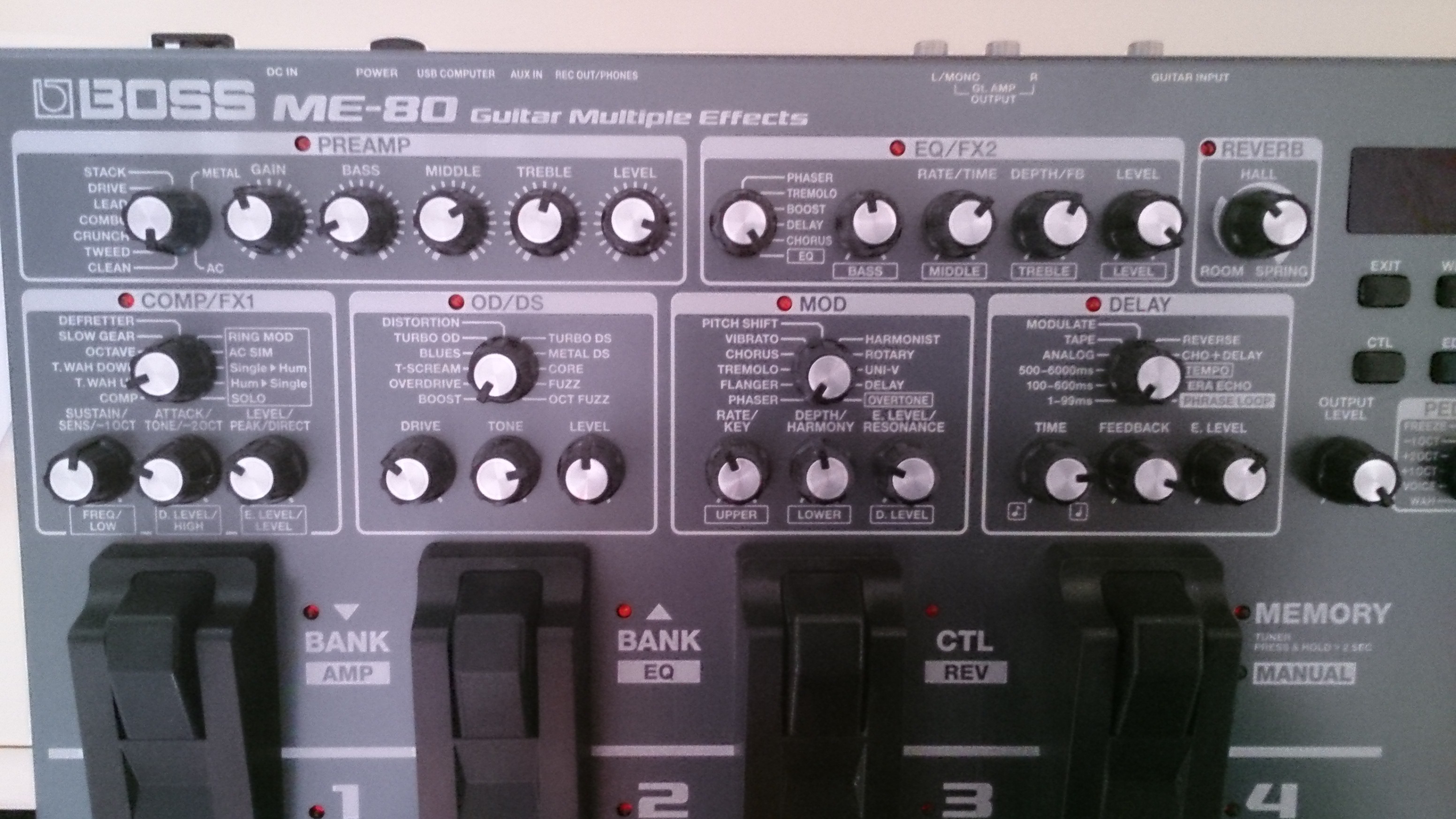 Boss ME-80 image (#1121176) - Audiofanzine