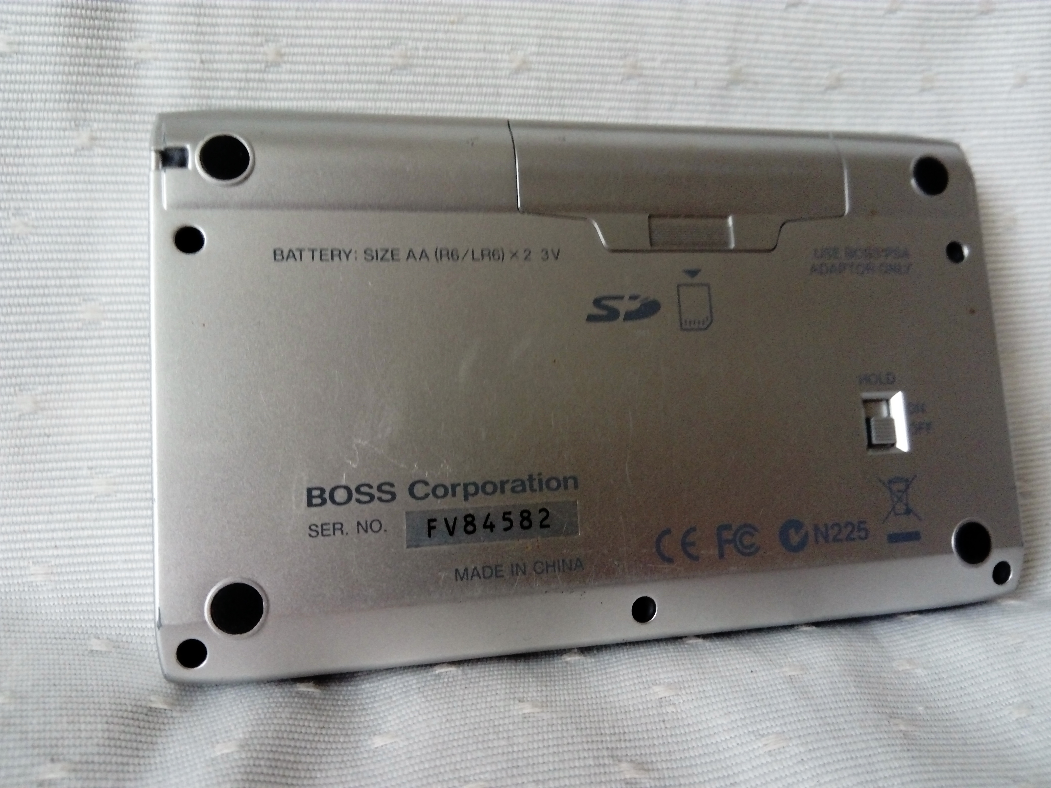 MICRO BR DIGITAL RECORDER - Boss Micro BR Digital Recorder - Audiofanzine