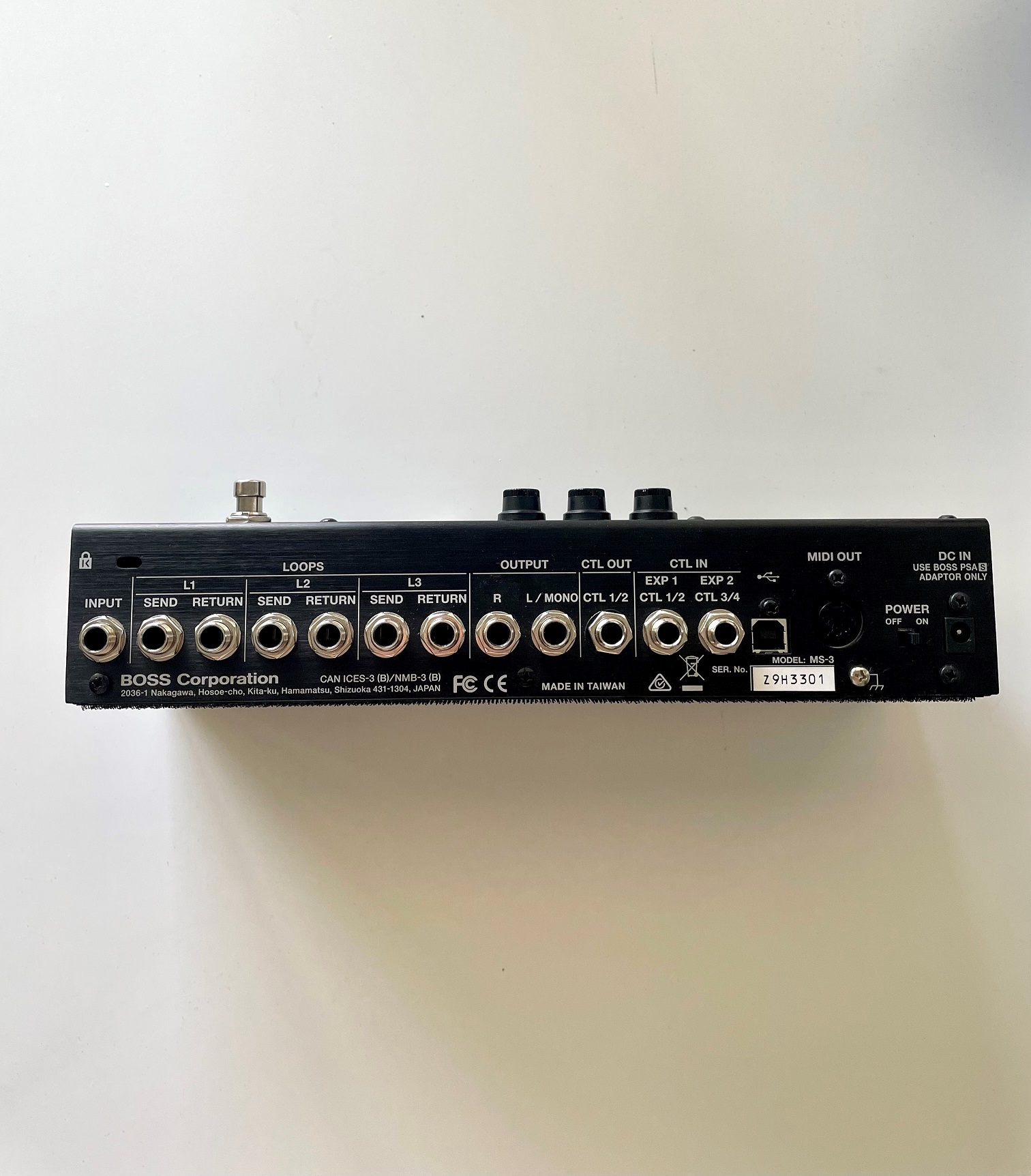 MS-3 Switcher Multi-effets - Boss MS-3 Switcher Multi-effets - Audiofanzine