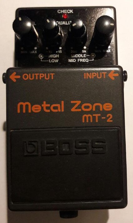 MT-2 METAL ZONE - Boss MT-2 Metal Zone - Audiofanzine