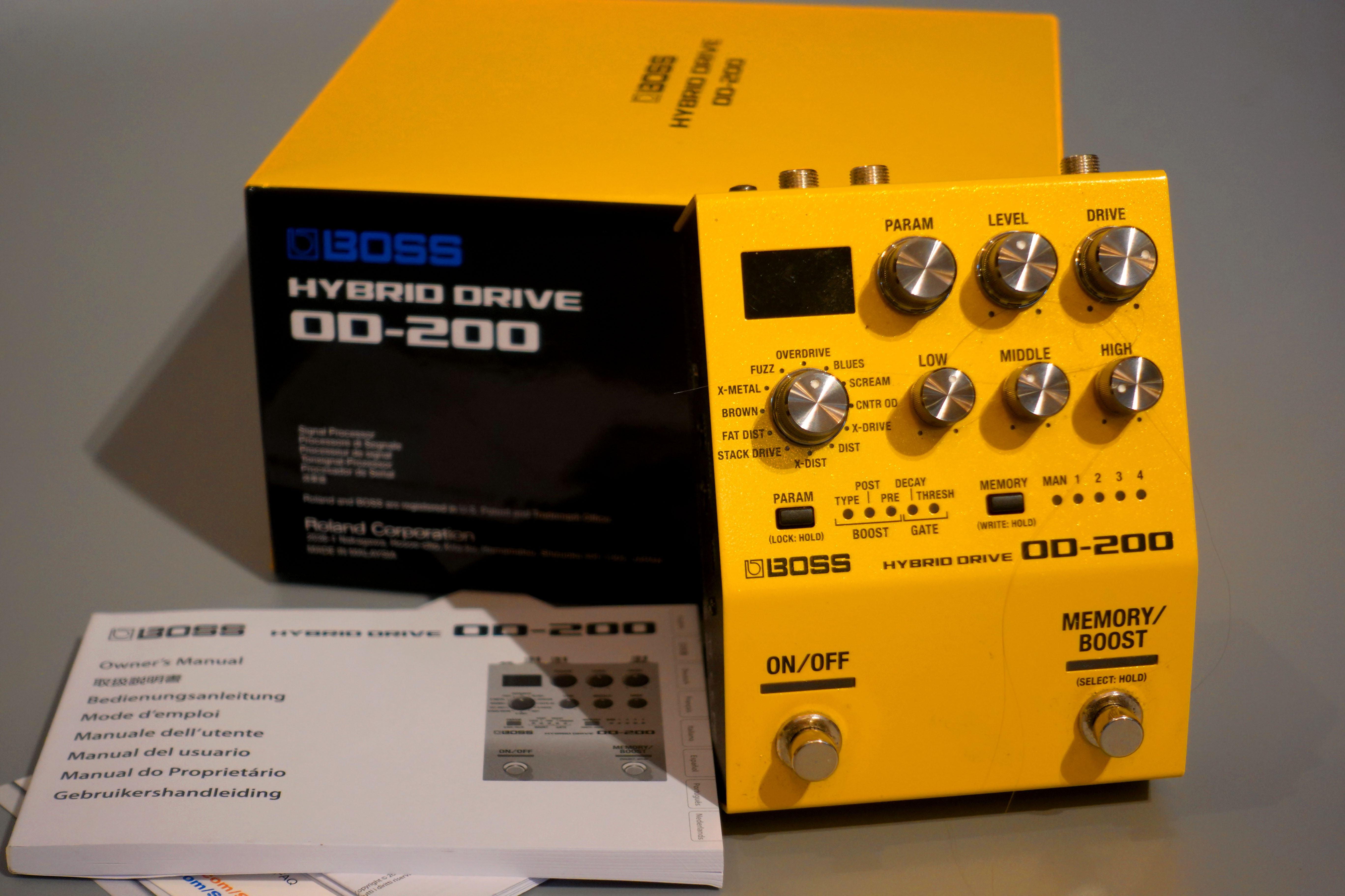 OD-200 Hybrid Overdrive - Boss OD-200 Hybrid Overdrive - Audiofanzine