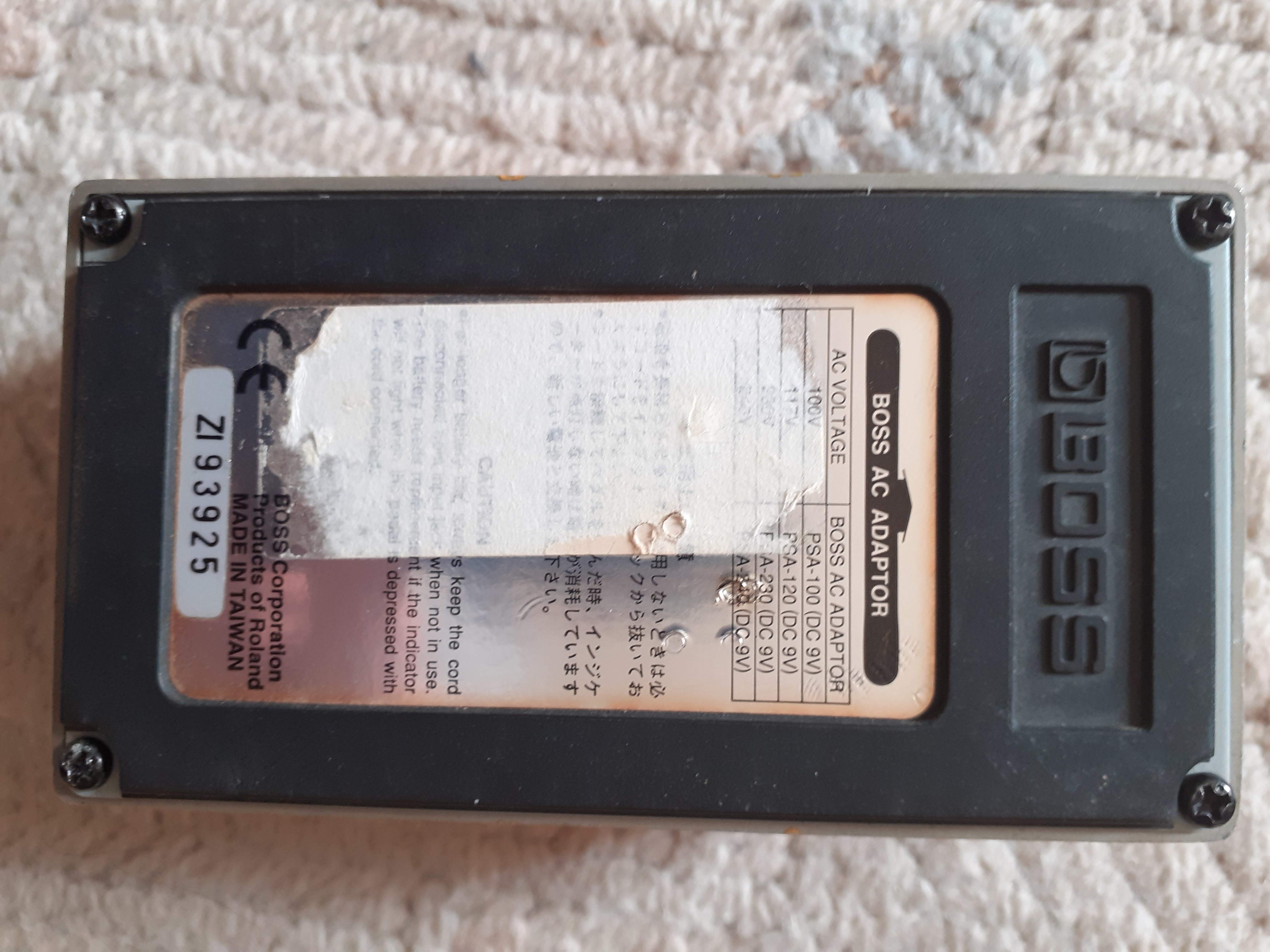 PW-2 Power Driver - Boss PW-2 Power Driver - Audiofanzine