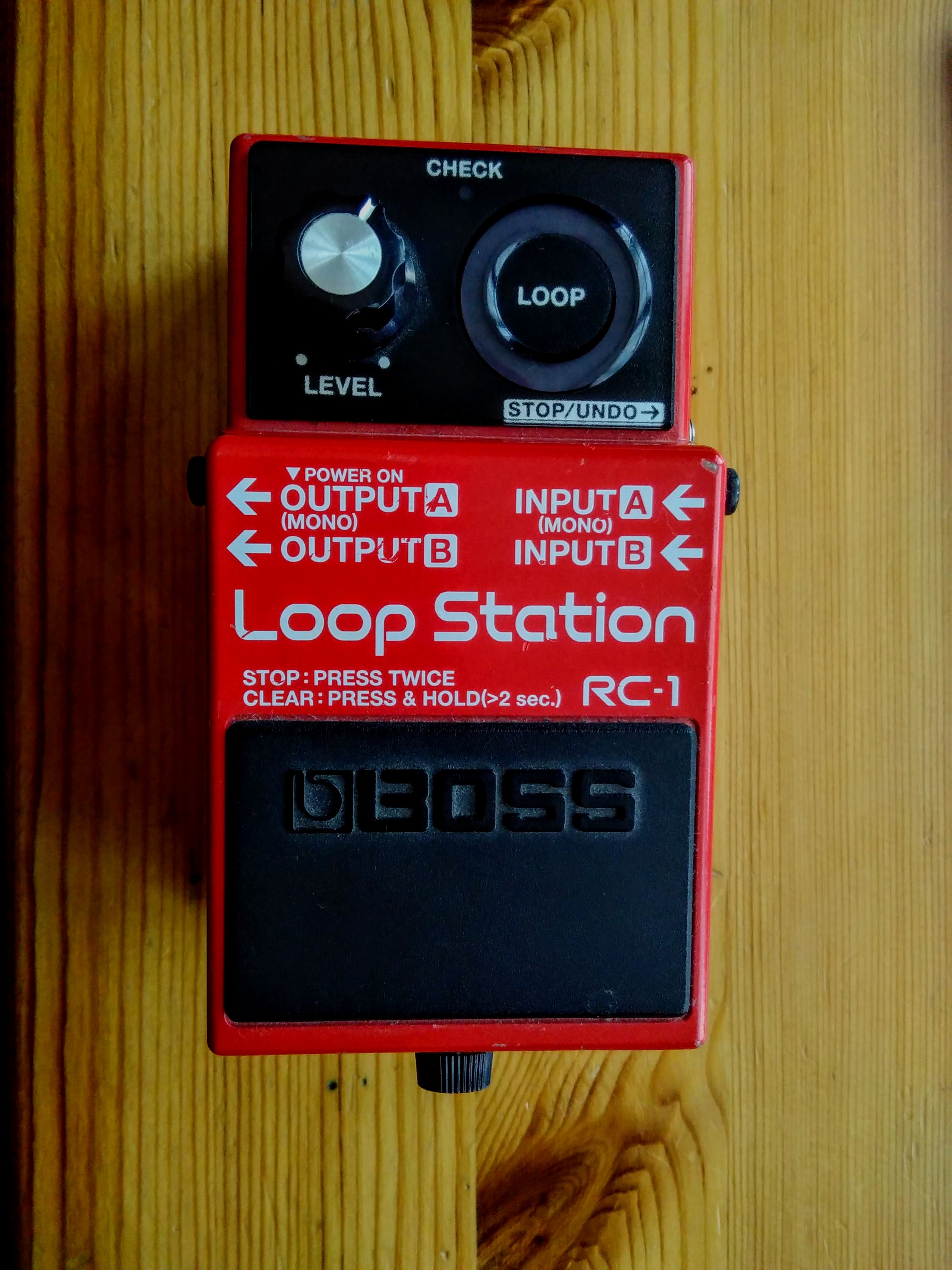 RC-1 Loop Station - Boss RC-1 Loop Station - Audiofanzine