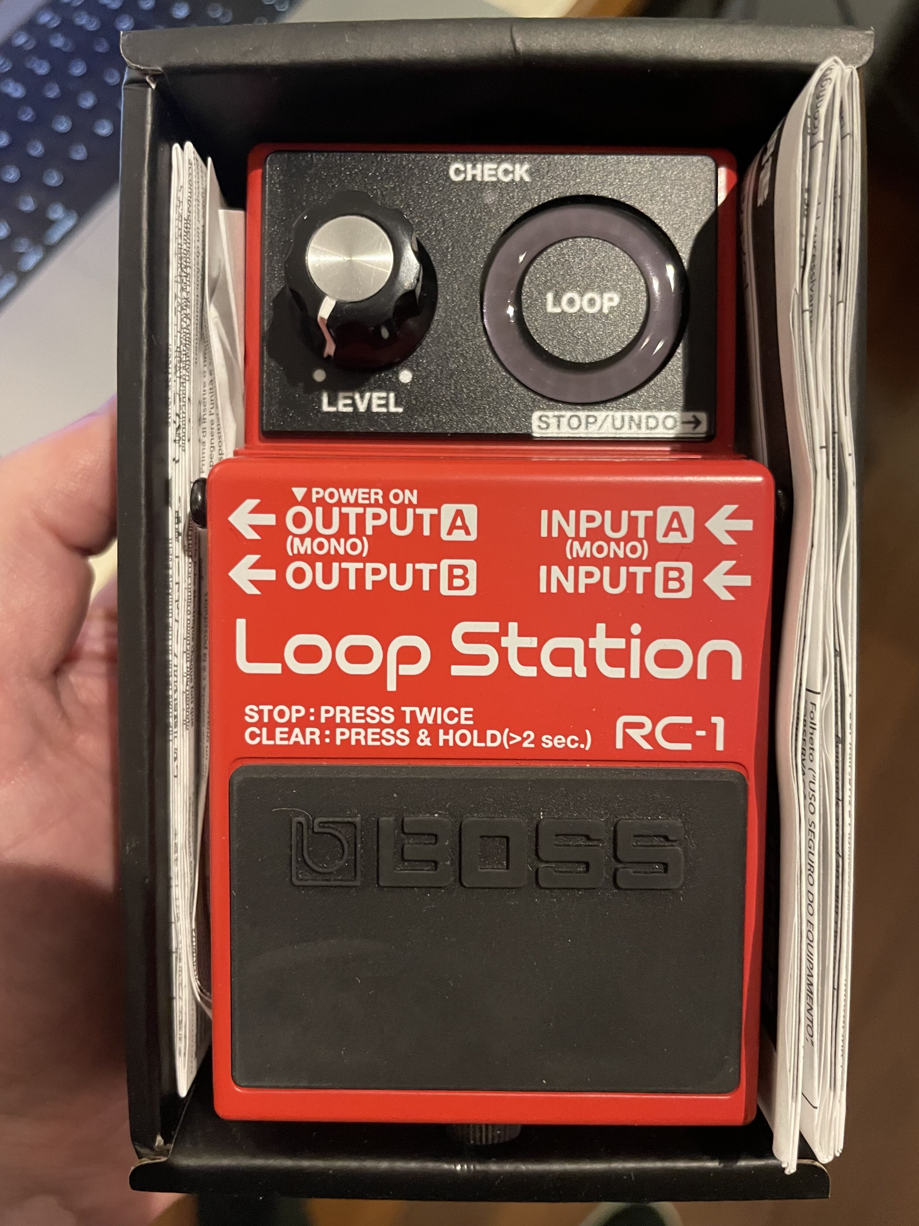 RC-1 Loop Station - Boss RC-1 Loop Station - Audiofanzine