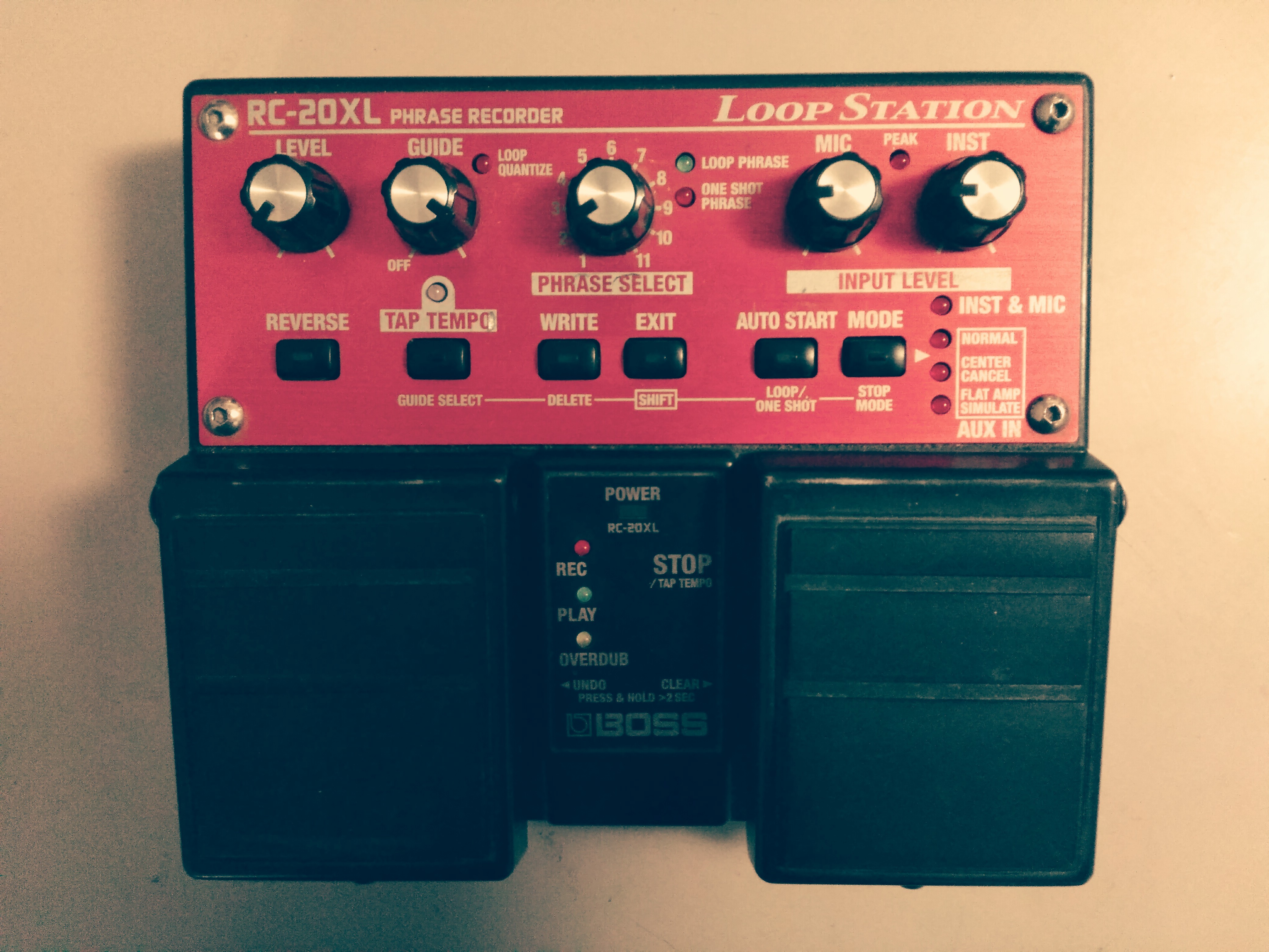 RC-20XL LOOP STATION - Boss RC-20XL Loop Station - Audiofanzine