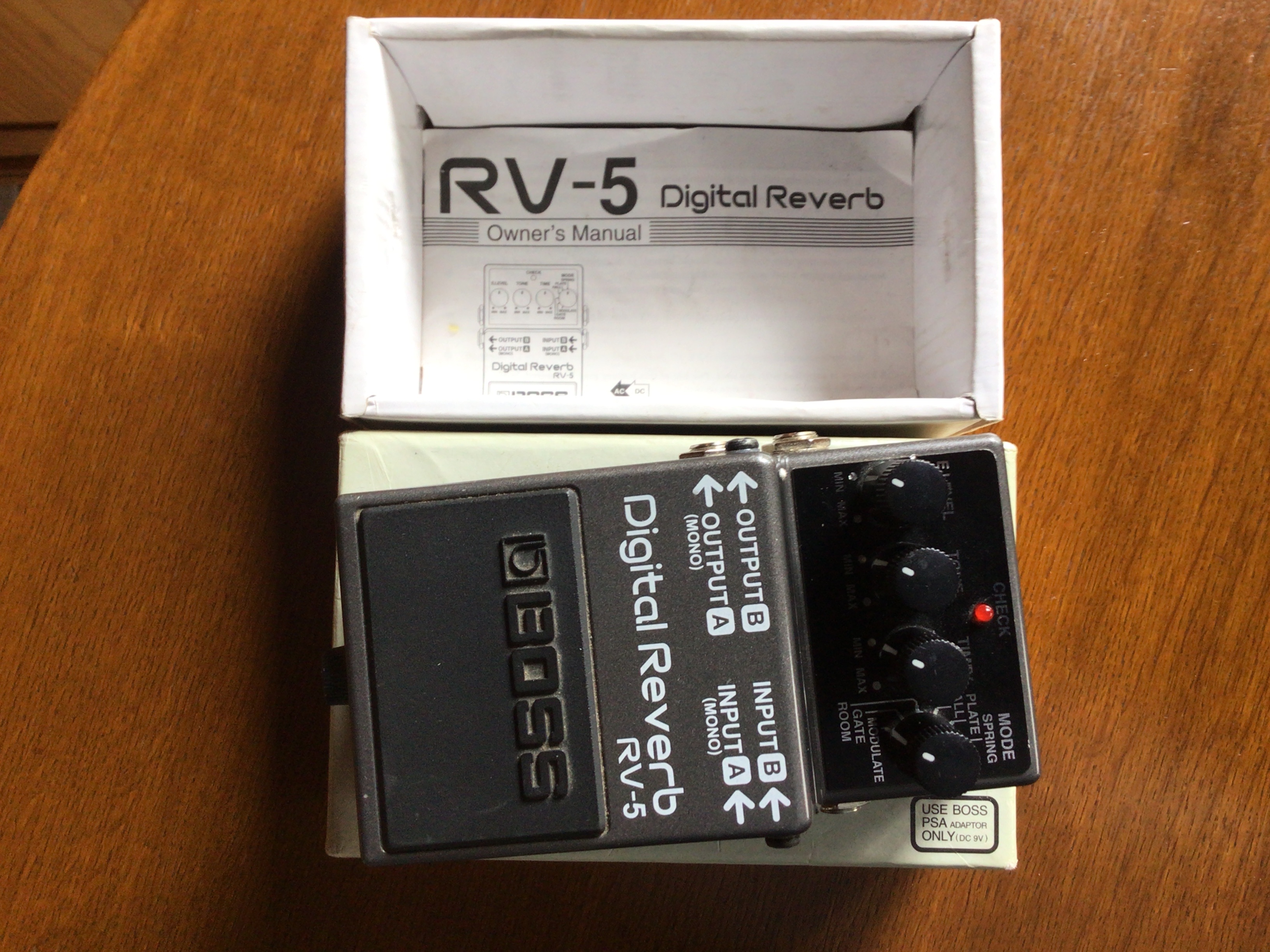 RV-5 Digital Reverb - Boss RV-5 Digital Reverb - Audiofanzine