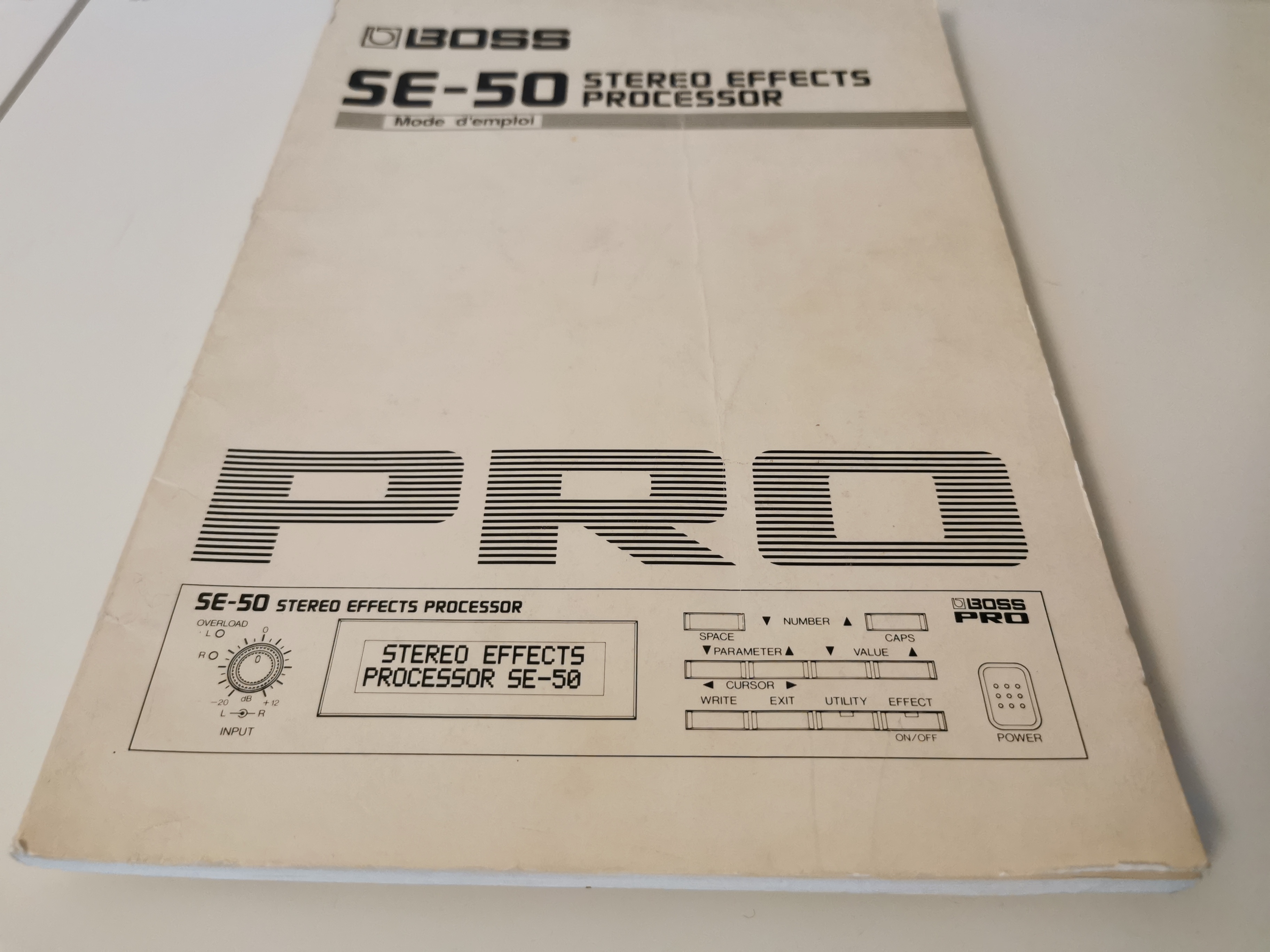 SE-50 Stereo Effects Processor Boss - Audiofanzine