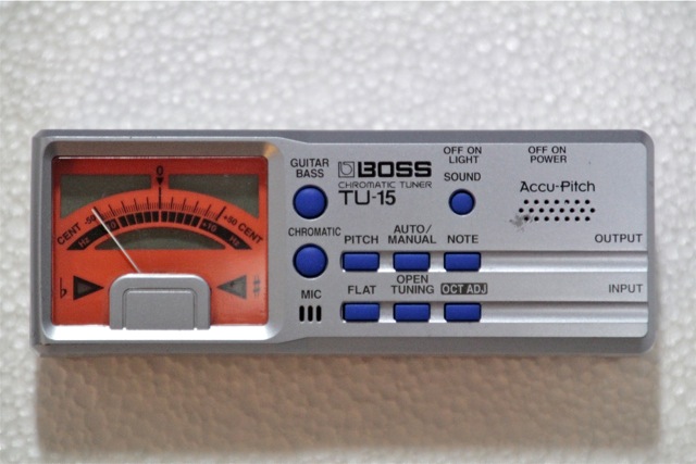 TU-15 CHROMATIC TUNER - Boss TU-15 Chromatic Tuner - Audiofanzine