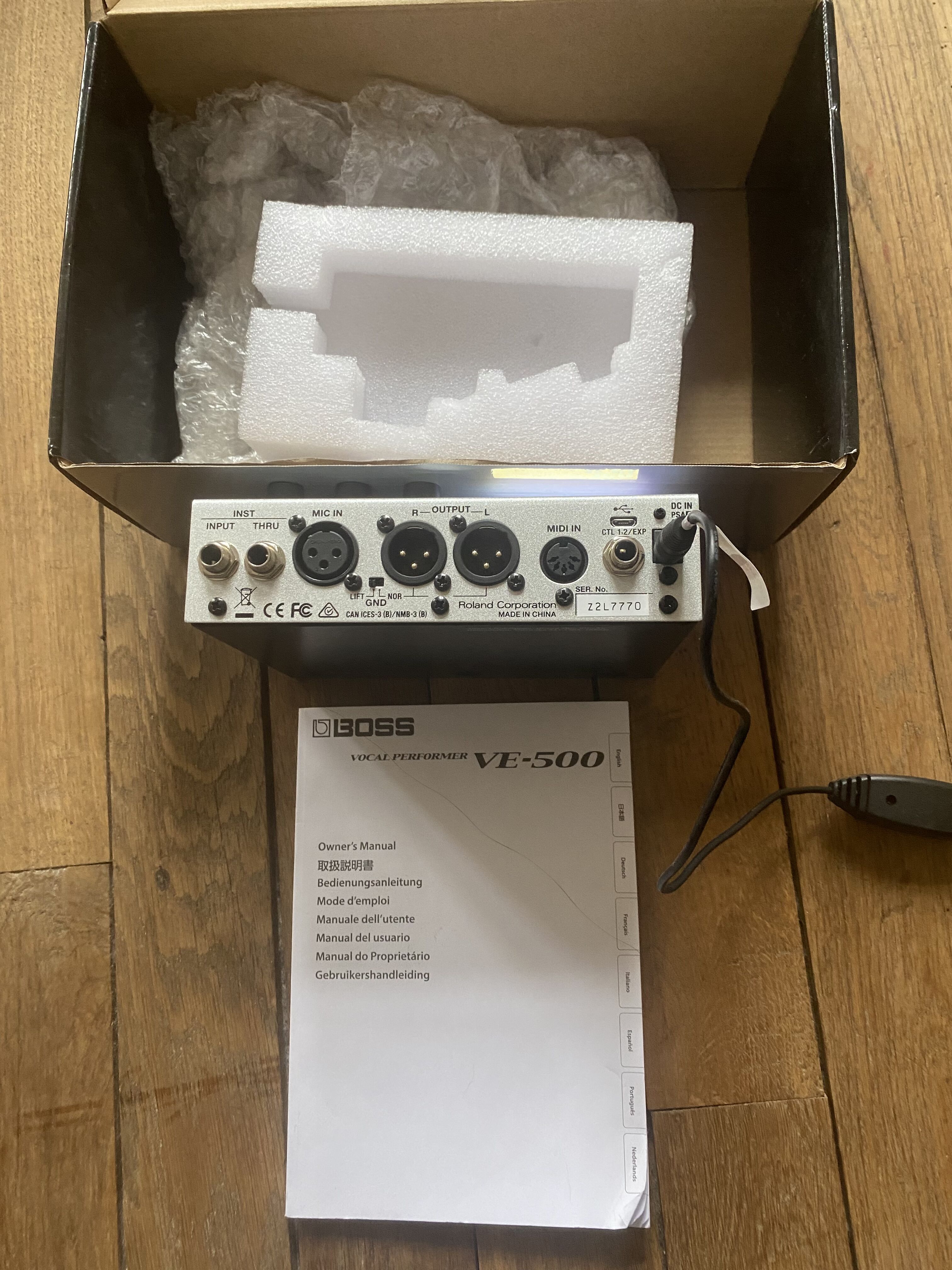 VE-500 Vocal Performer - Boss VE-500 Vocal Performer - Audiofanzine