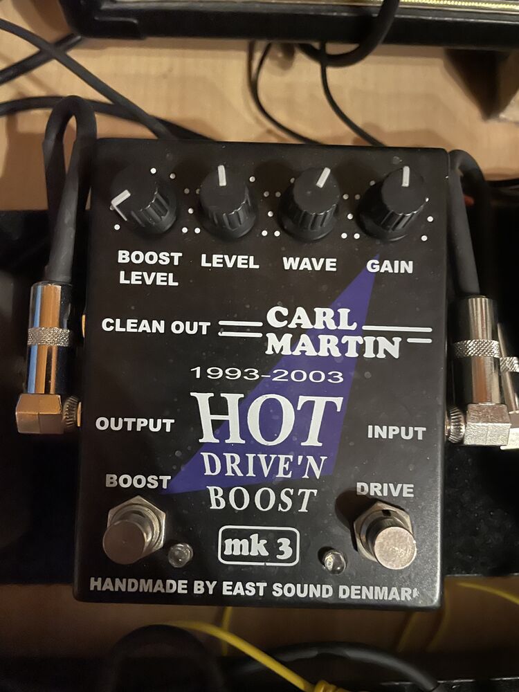 Hot Drive 'N Boost MK III Carl Martin - Audiofanzine