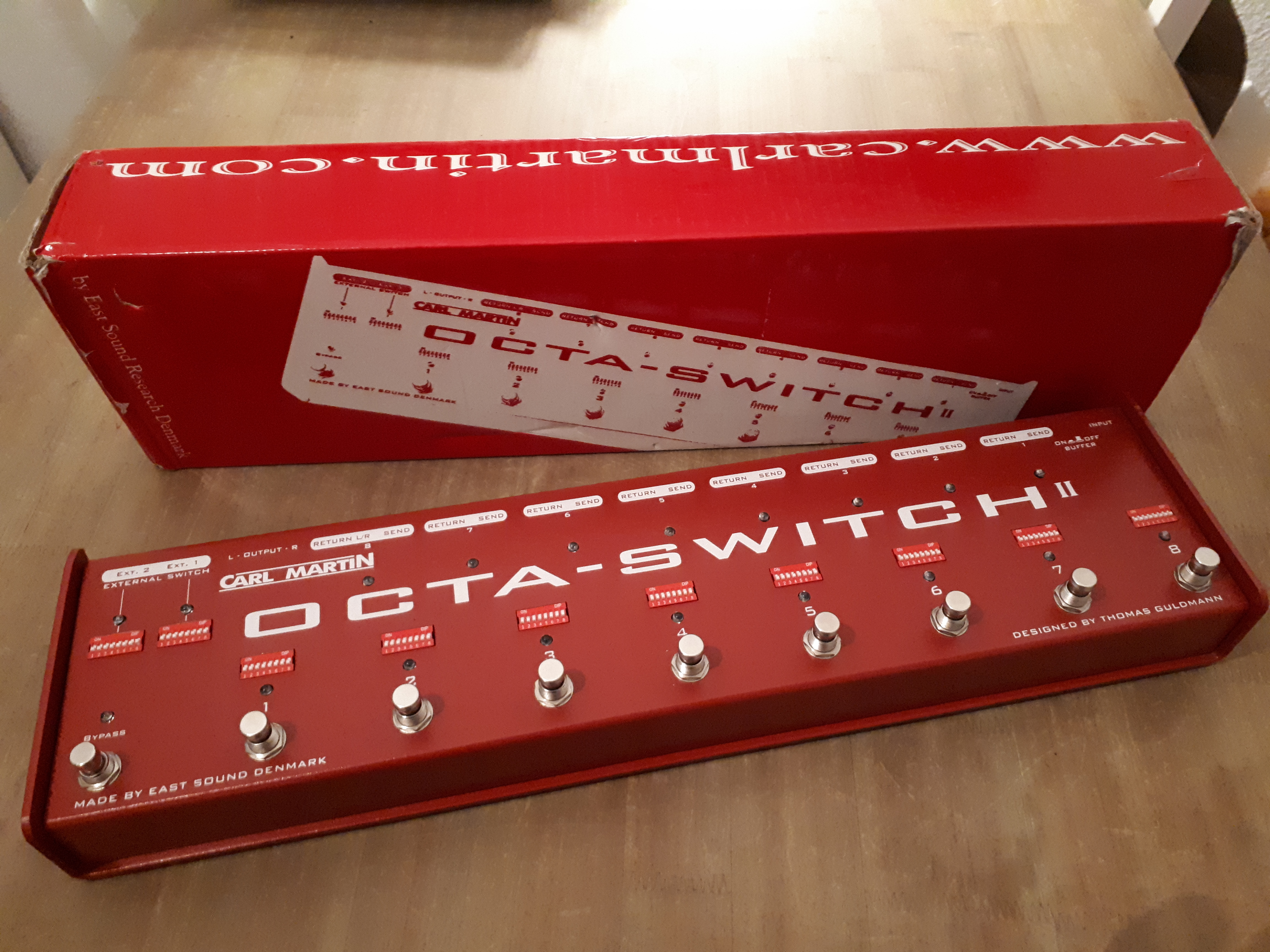 OCTASWITCH MKII - Carl Martin Octaswitch mkII - Audiofanzine