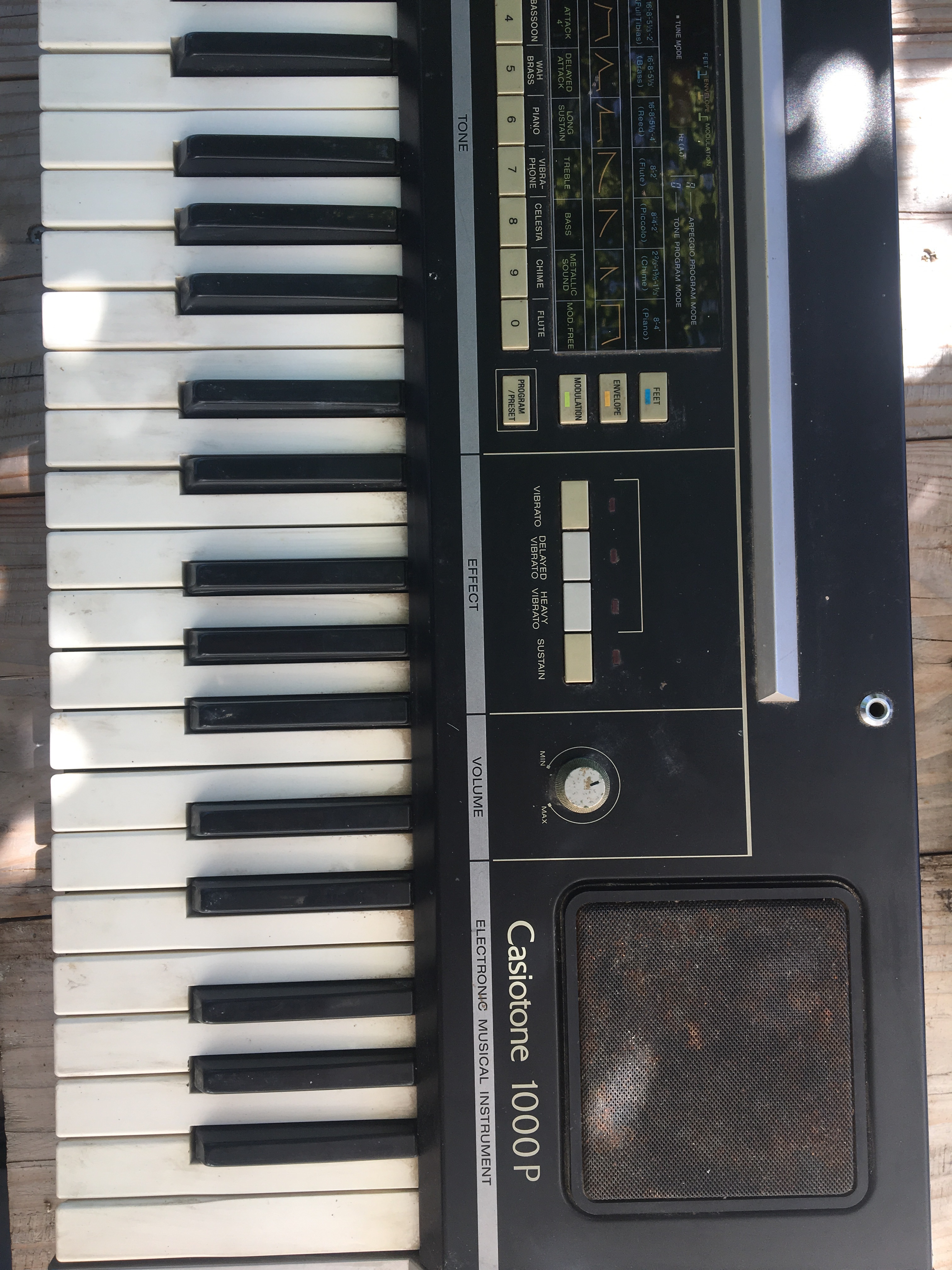 CASIOTONE 1000P - Casio Casiotone 1000P - Audiofanzine