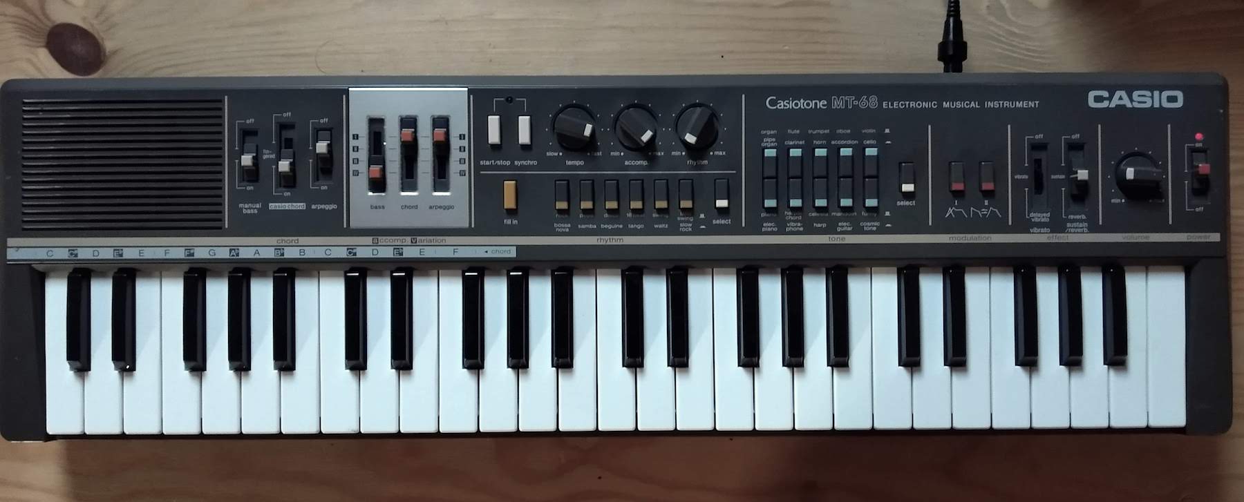 CASIOTONE MT-68 - Casio Casiotone MT-68 - Audiofanzine