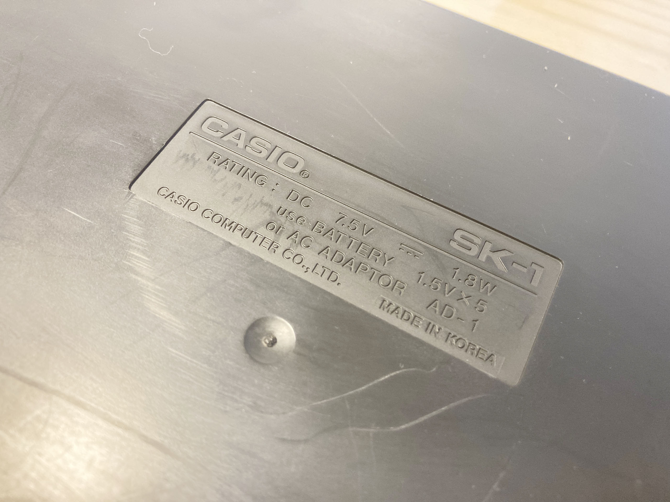 SK-1 - Casio SK-1 - Audiofanzine