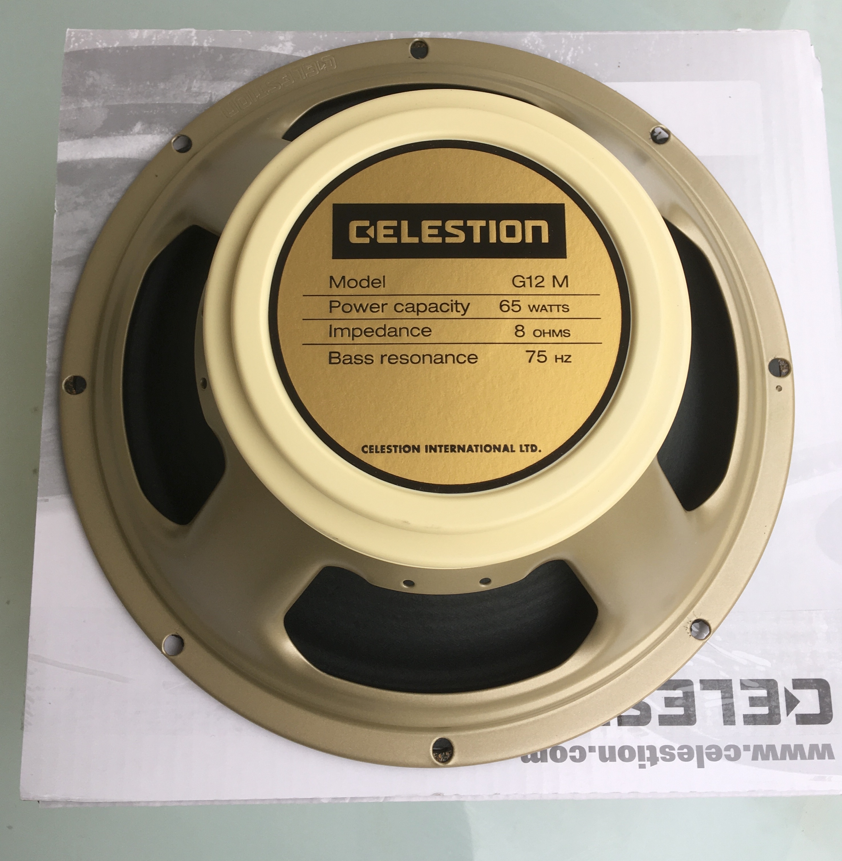 G12M-65 Creamback - Celestion G12M-65 Creamback - Audiofanzine