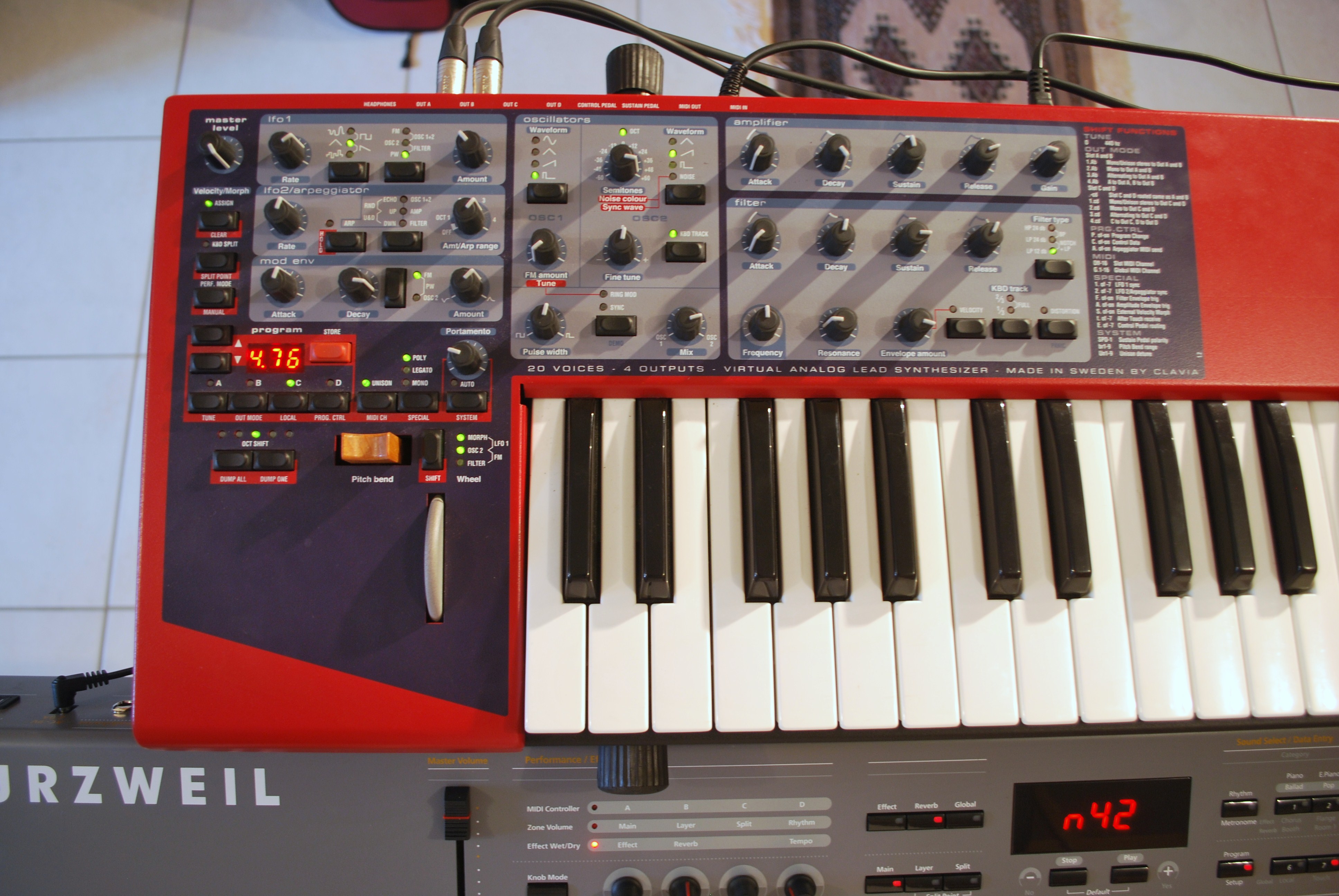 Photo Clavia Nord Lead 2X : Clavia Nord Lead 2X (15705) (#426379 ...