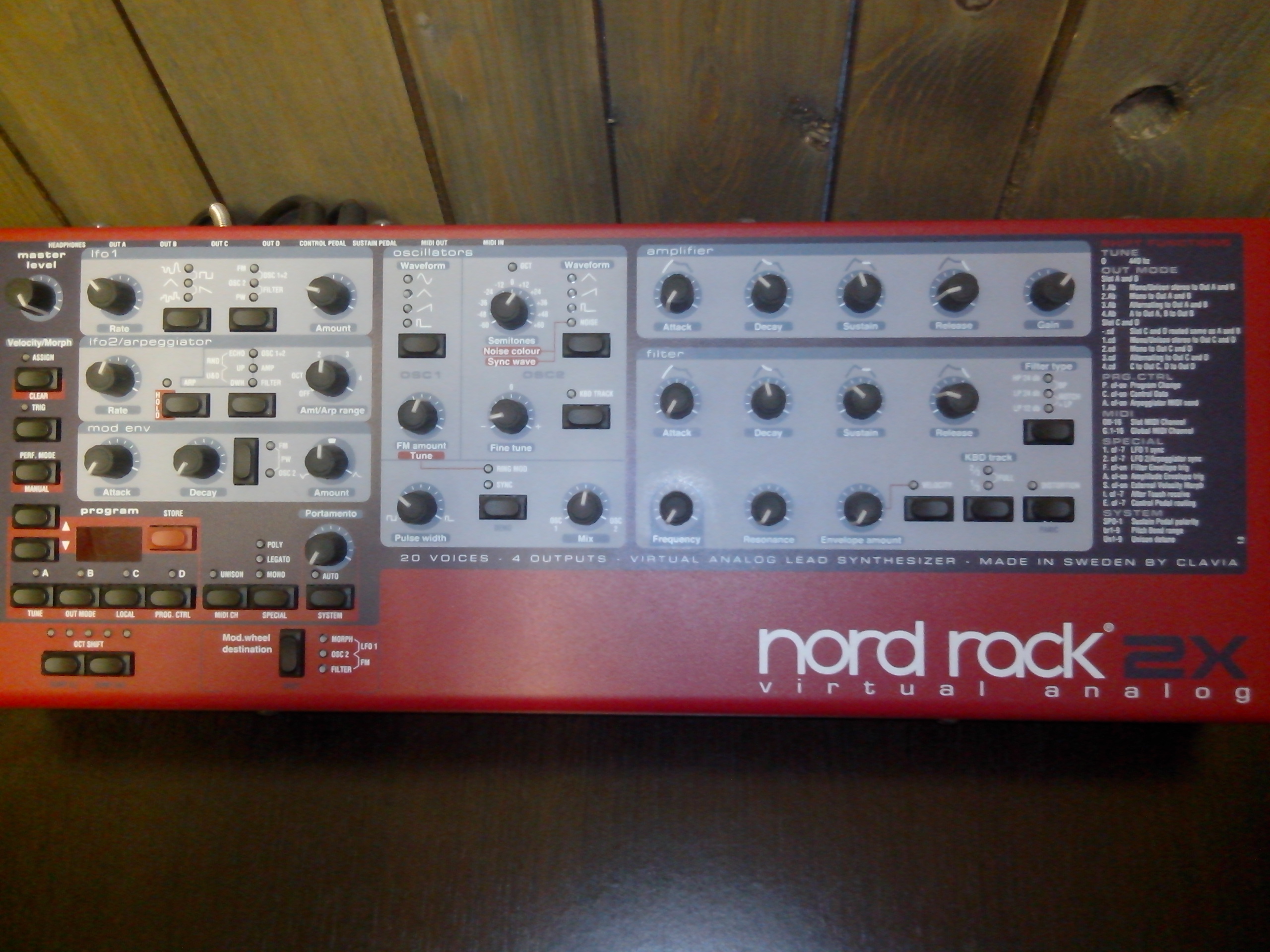 NORD RACK 2X - Clavia Nord Rack 2X - Audiofanzine
