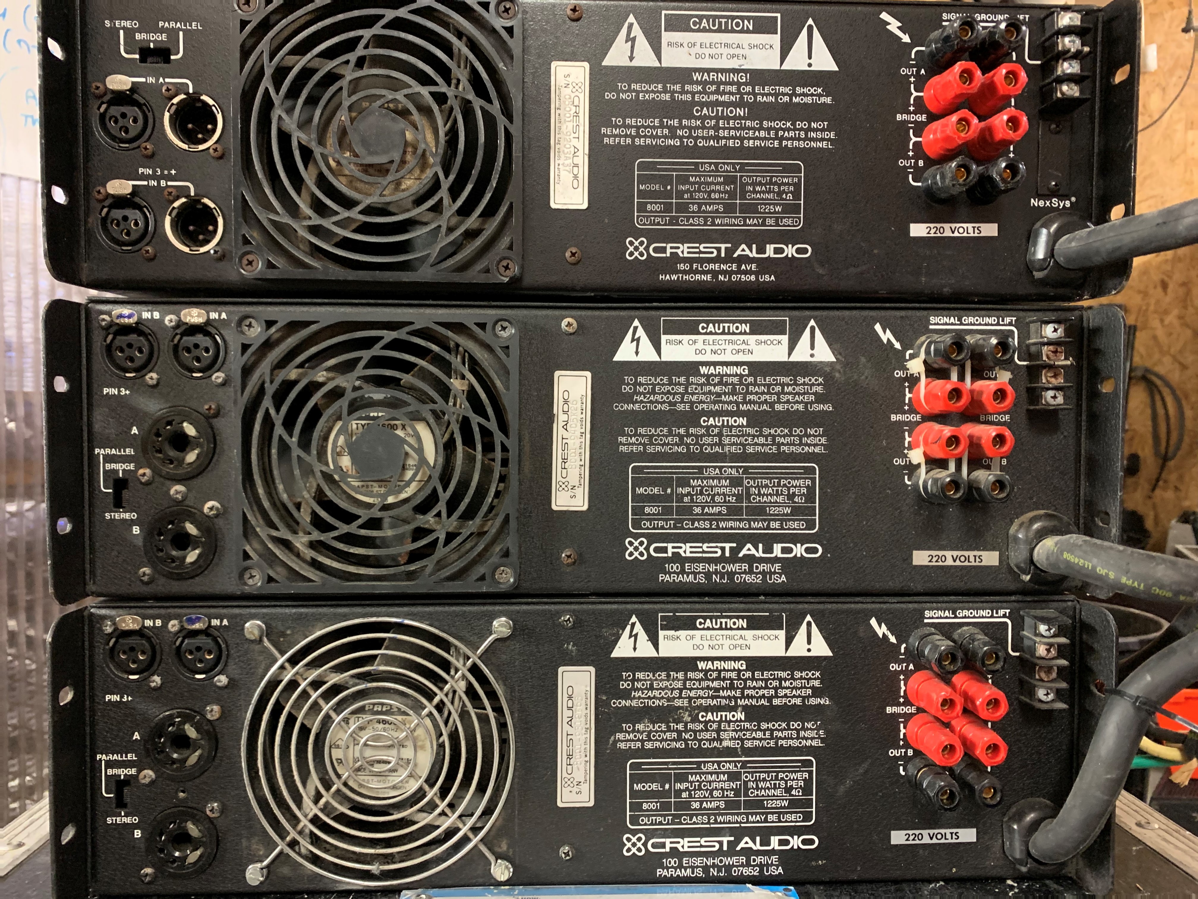 8001 - Crest Audio 8001 - Audiofanzine