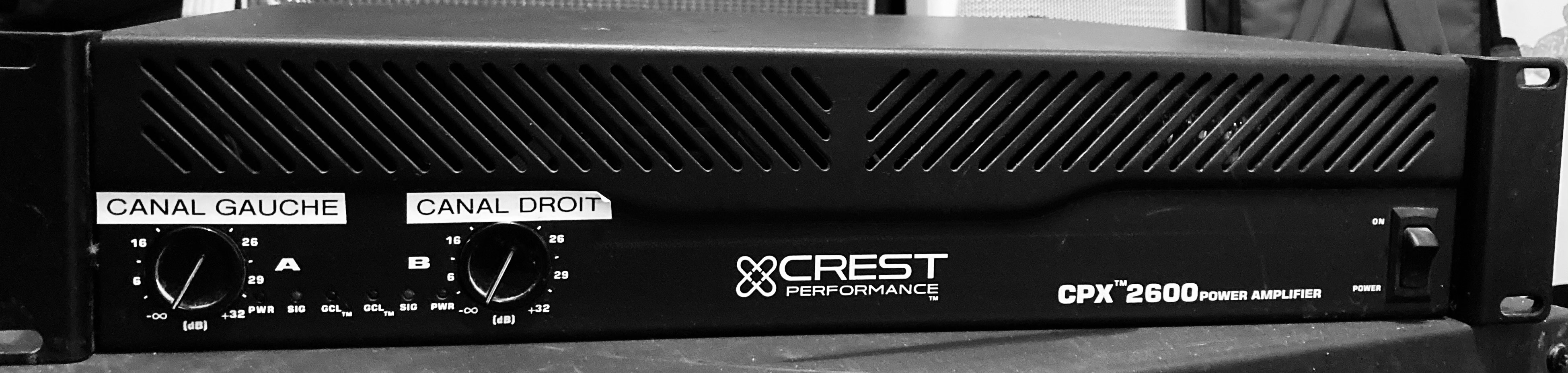 CPX 2600 - Crest Audio CPX 2600 - Audiofanzine