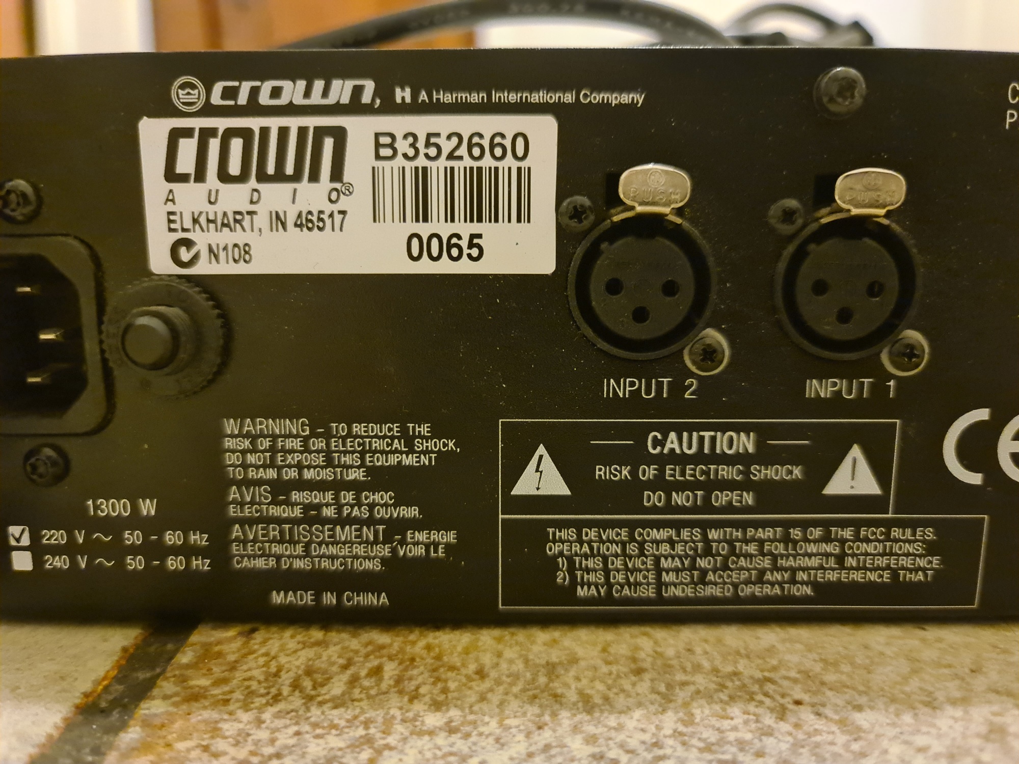 XLS 602 - Crown XLS 602 - Audiofanzine