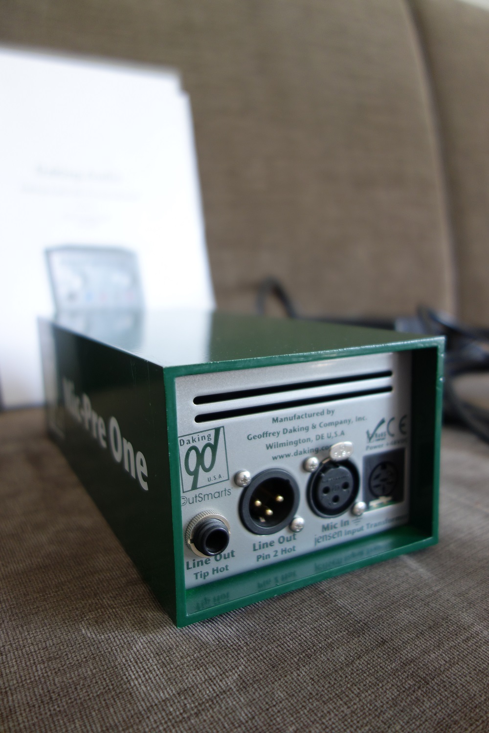 Mic Pre One - Daking Mic Pre One - Audiofanzine