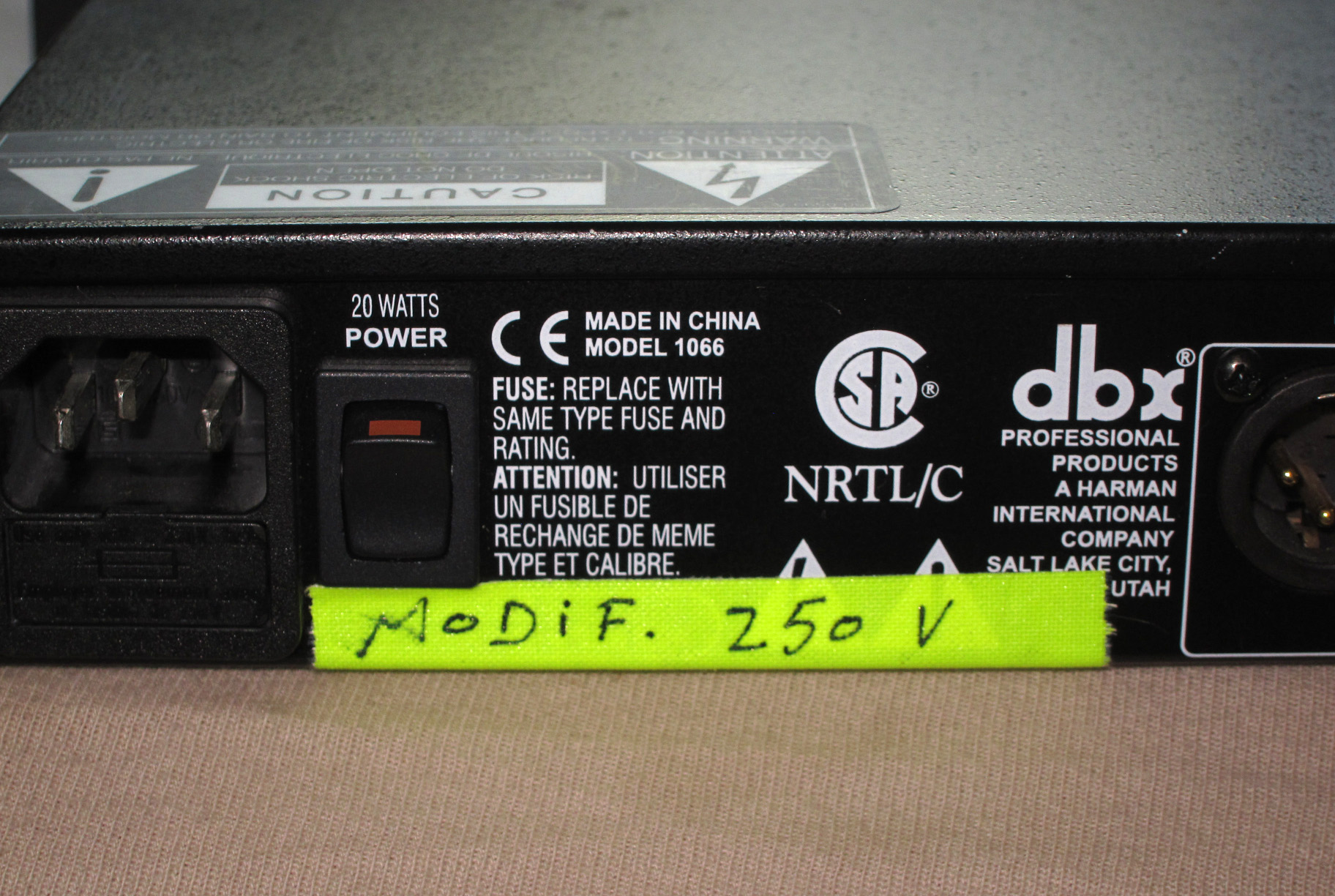 1066 - dbx 1066 - Audiofanzine