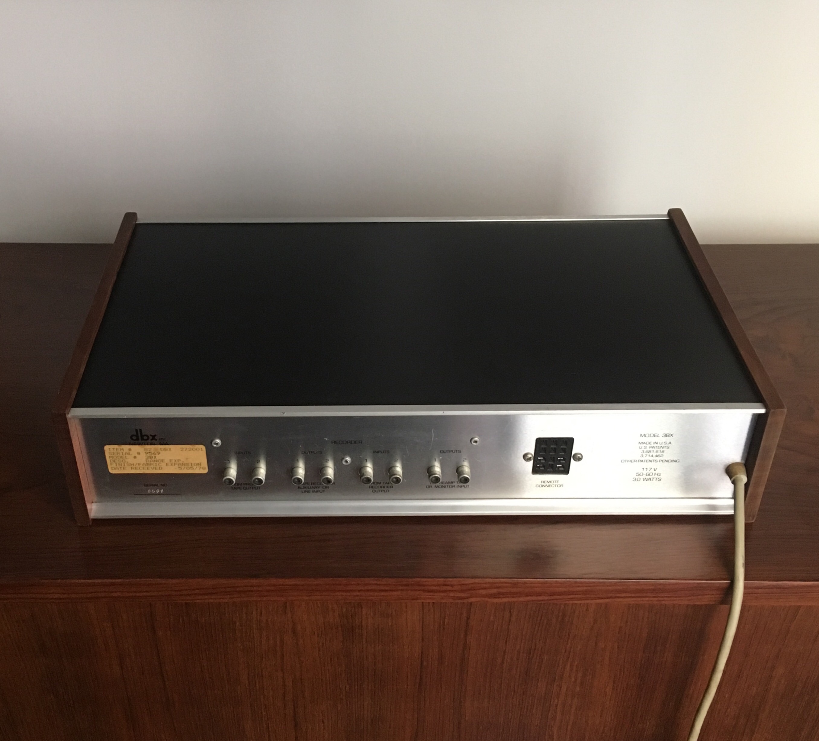 3BX model vintage - dbx 3BX model vintage - Audiofanzine