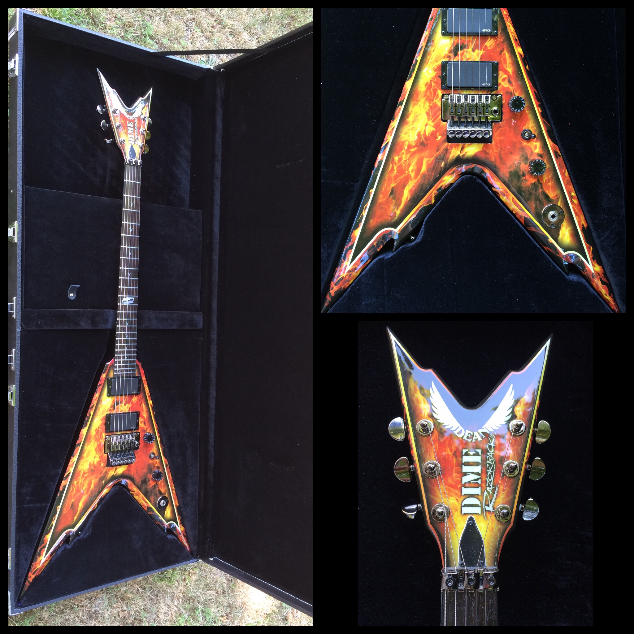 Razorback V 255 Explosion Dean Guitars - Audiofanzine