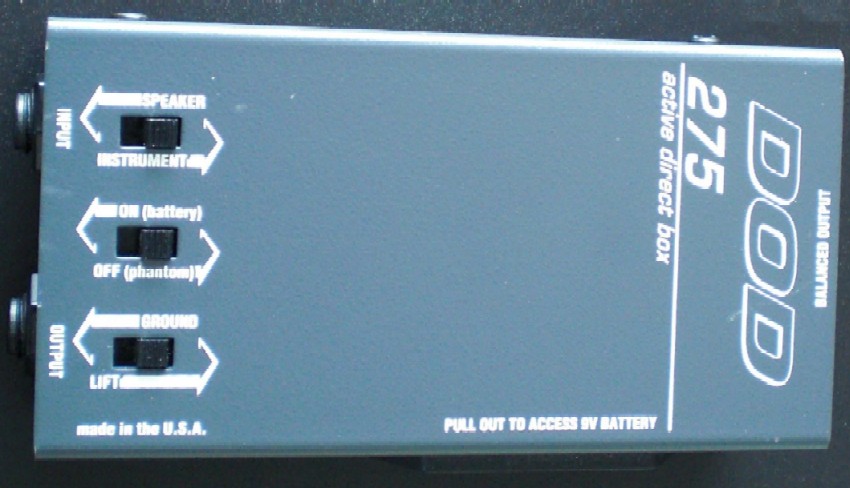 275 Active Direct Box - DOD 275 Active Direct Box - Audiofanzine