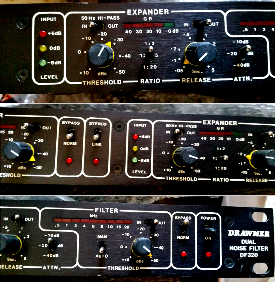 DF 320 DUAL NOISE FILTER - Drawmer DF 320 DUAL NOISE FILTER - Audiofanzine