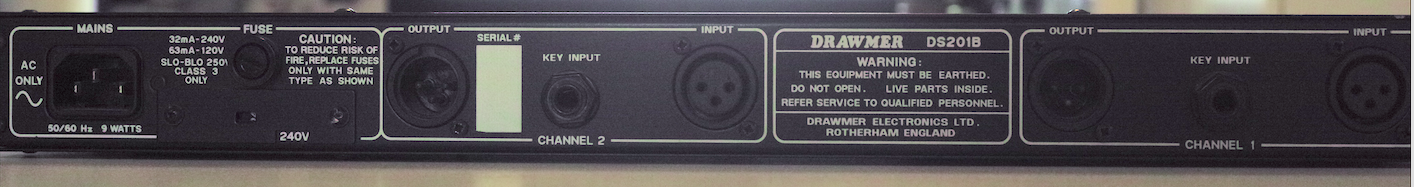 DS201 DUAL NOISE GATE - Drawmer DS201 Dual Noise Gate - Audiofanzine