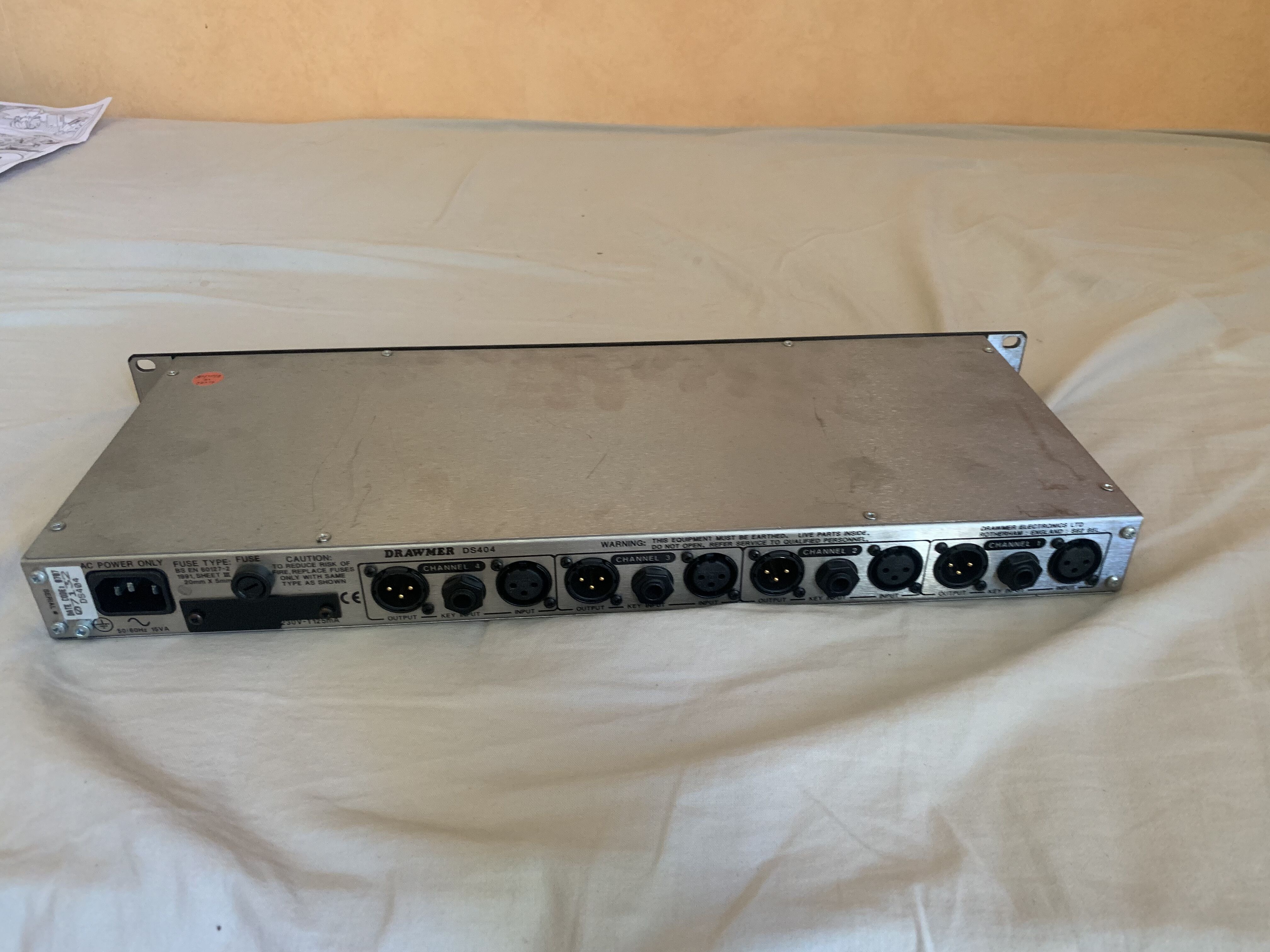 DS404 Quad Noise Gate - Drawmer DS404 Quad Noise Gate - Audiofanzine
