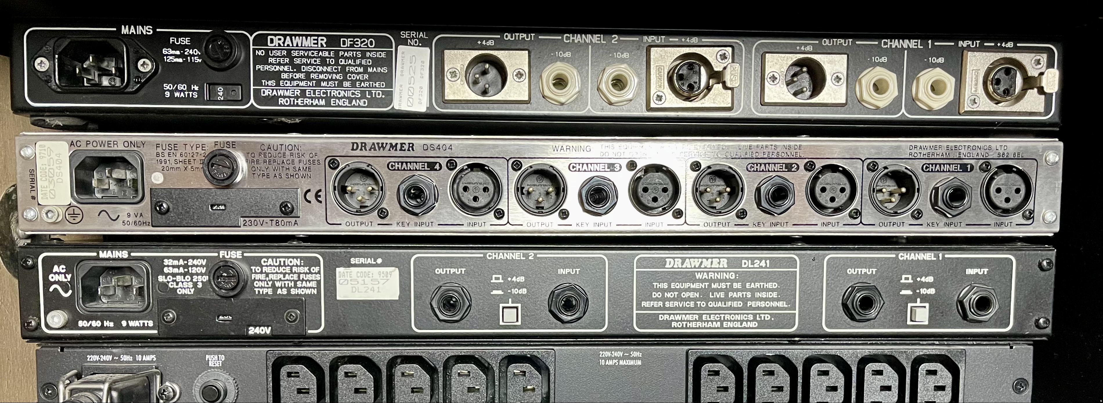 DS404 Quad Noise Gate - Drawmer DS404 Quad Noise Gate - Audiofanzine