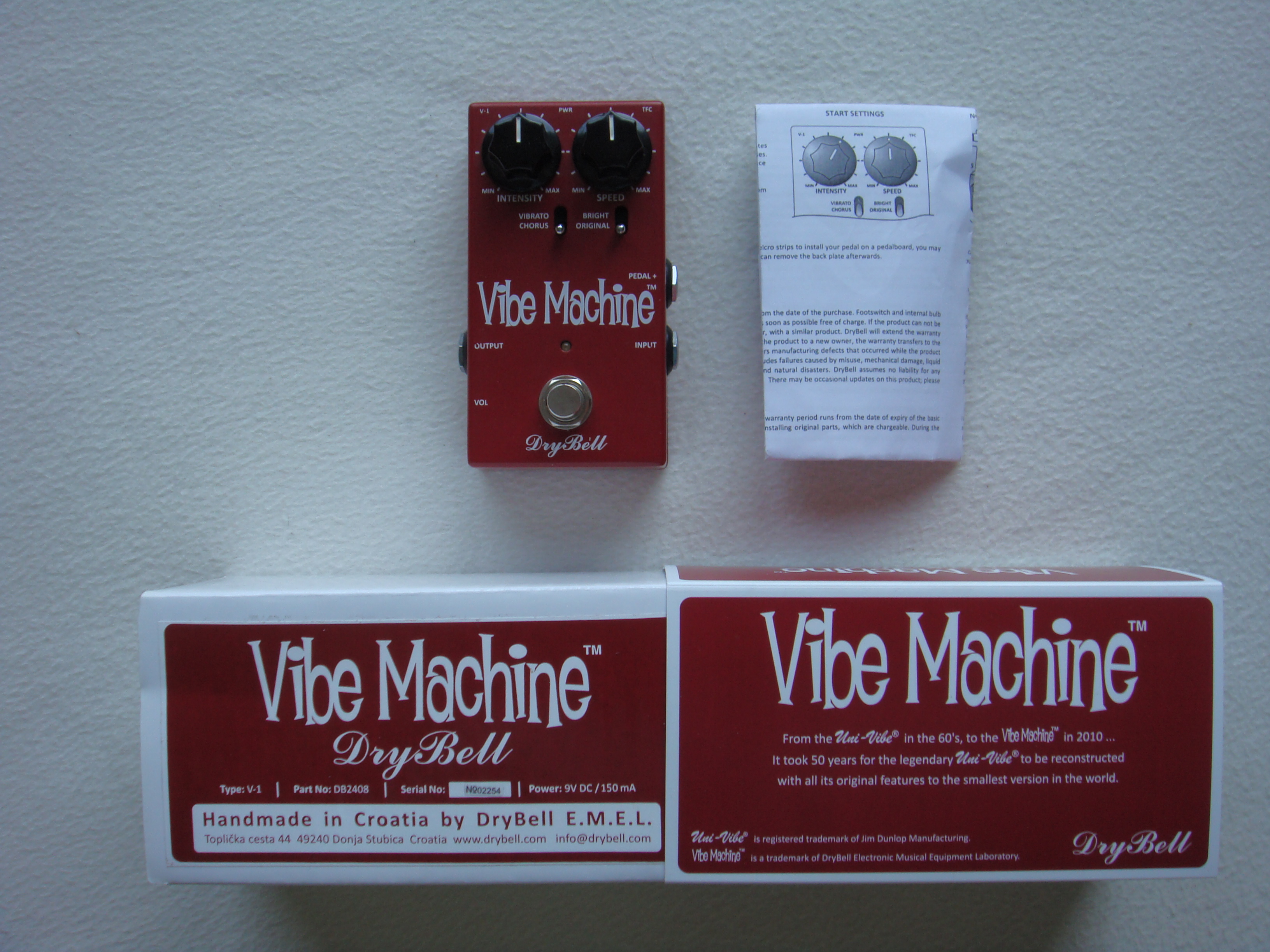 VIBE MACHINE V-1 - DryBell Vibe Machine V-1 - Audiofanzine