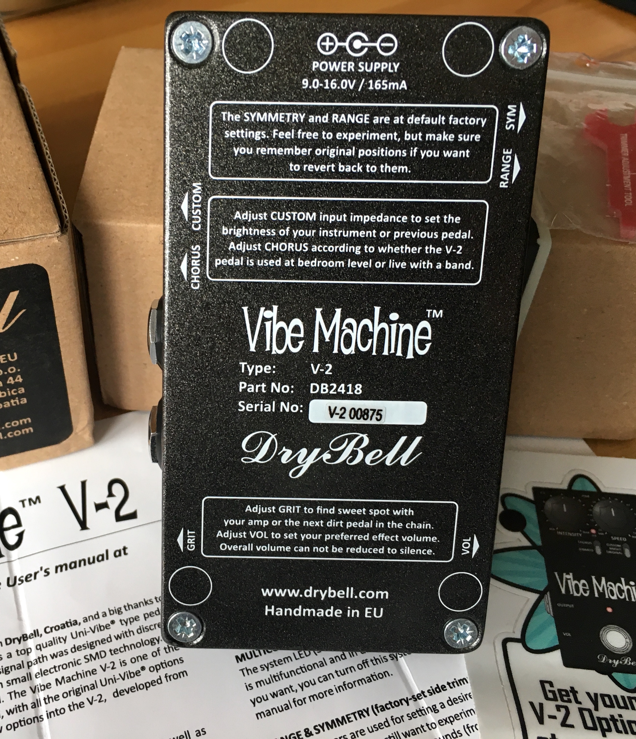 Vibe Machine V-2 - DryBell Vibe Machine V-2 - Audiofanzine