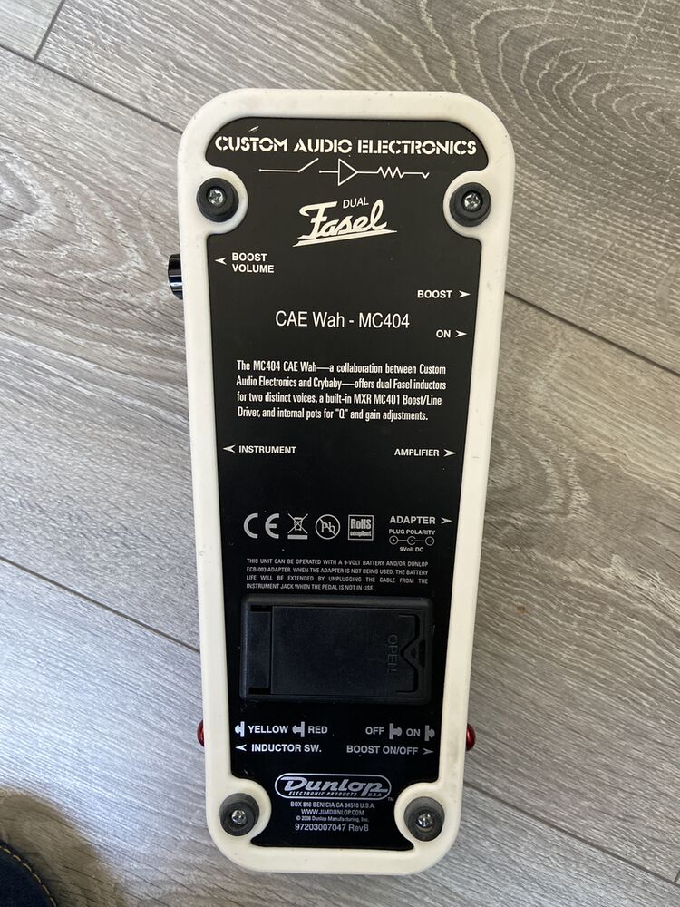 MC404 CAE Wah - Dunlop MC404 CAE Wah - Audiofanzine