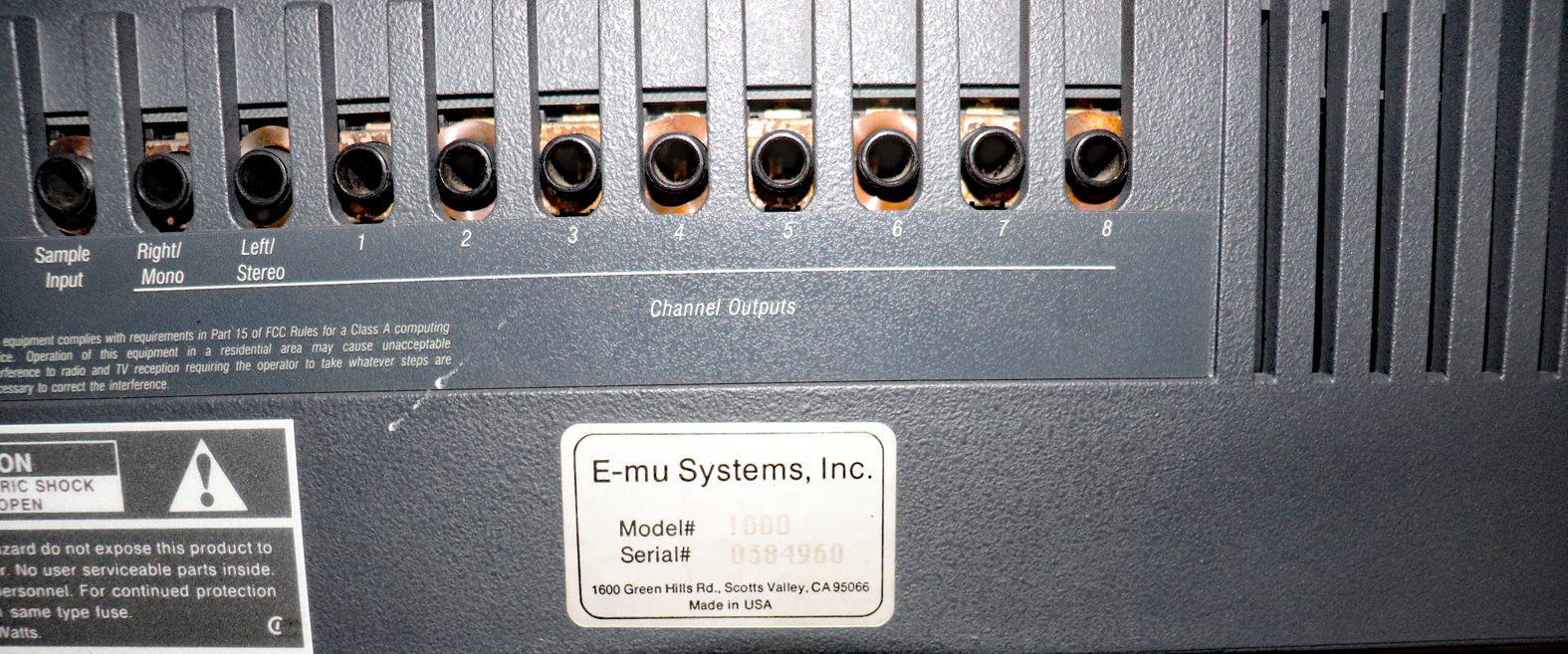 Emax - E-MU Emax - Audiofanzine