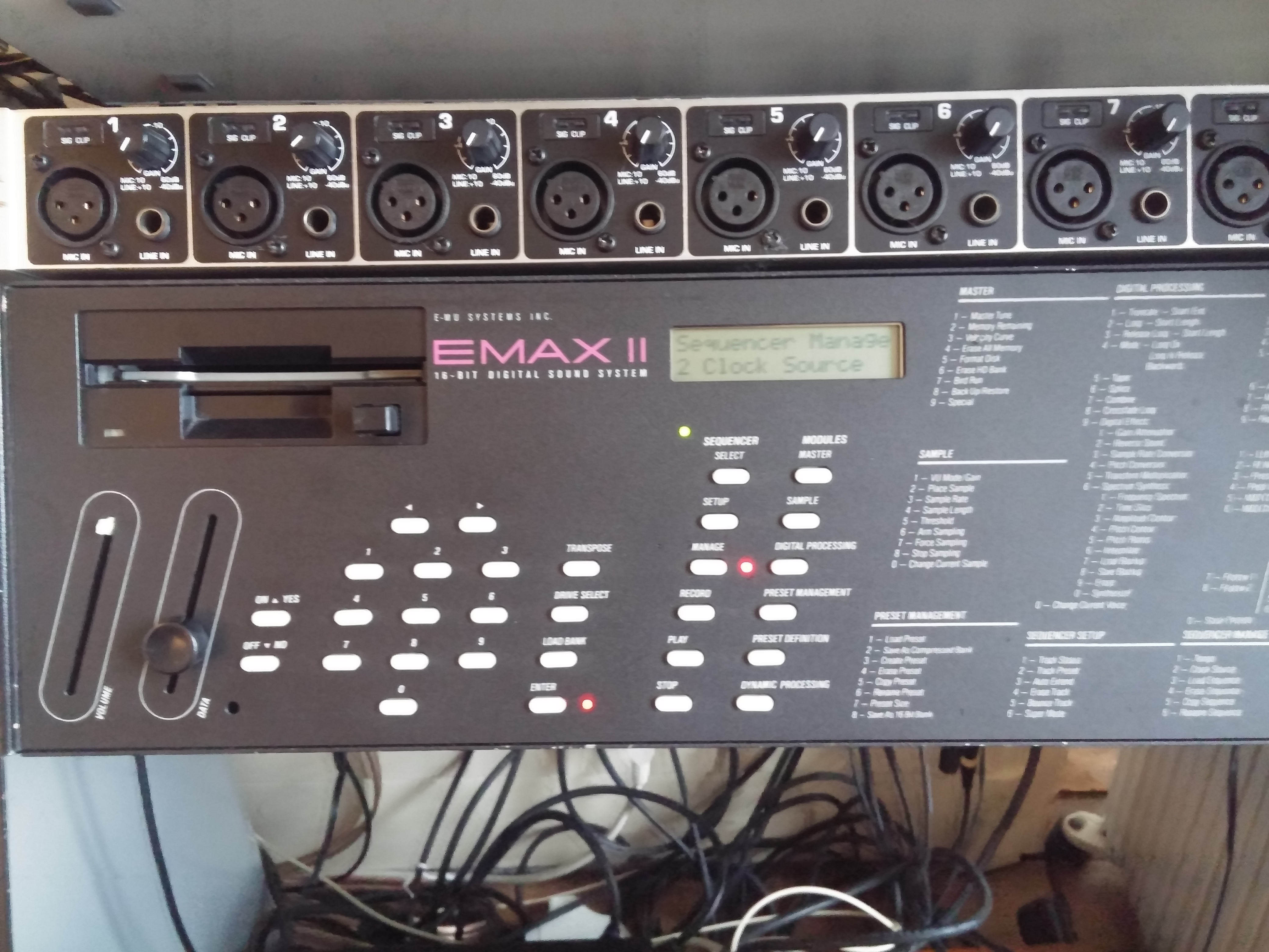 EMAX II RACK - E-MU Emax II Rack - Audiofanzine