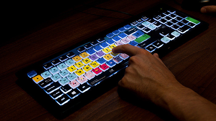 Backlit Shortcut Editing Keyboard Editors Keys - Audiofanzine