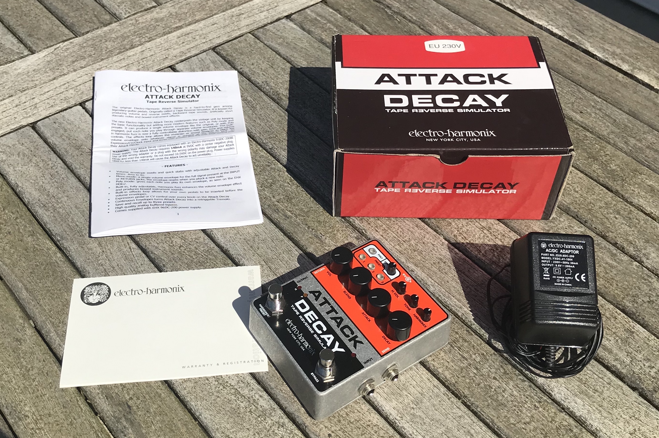 Attack Decay - Electro-Harmonix Attack Decay - Audiofanzine