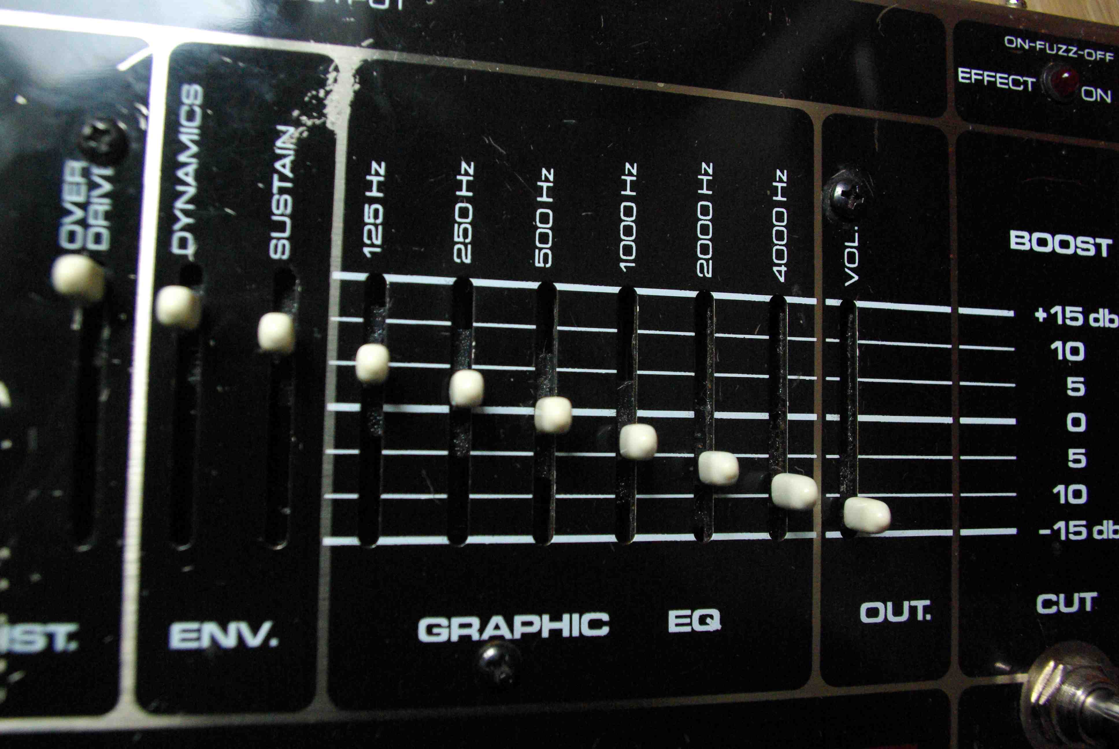 GRAPHIC FUZZ - Electro-Harmonix Graphic Fuzz - Audiofanzine