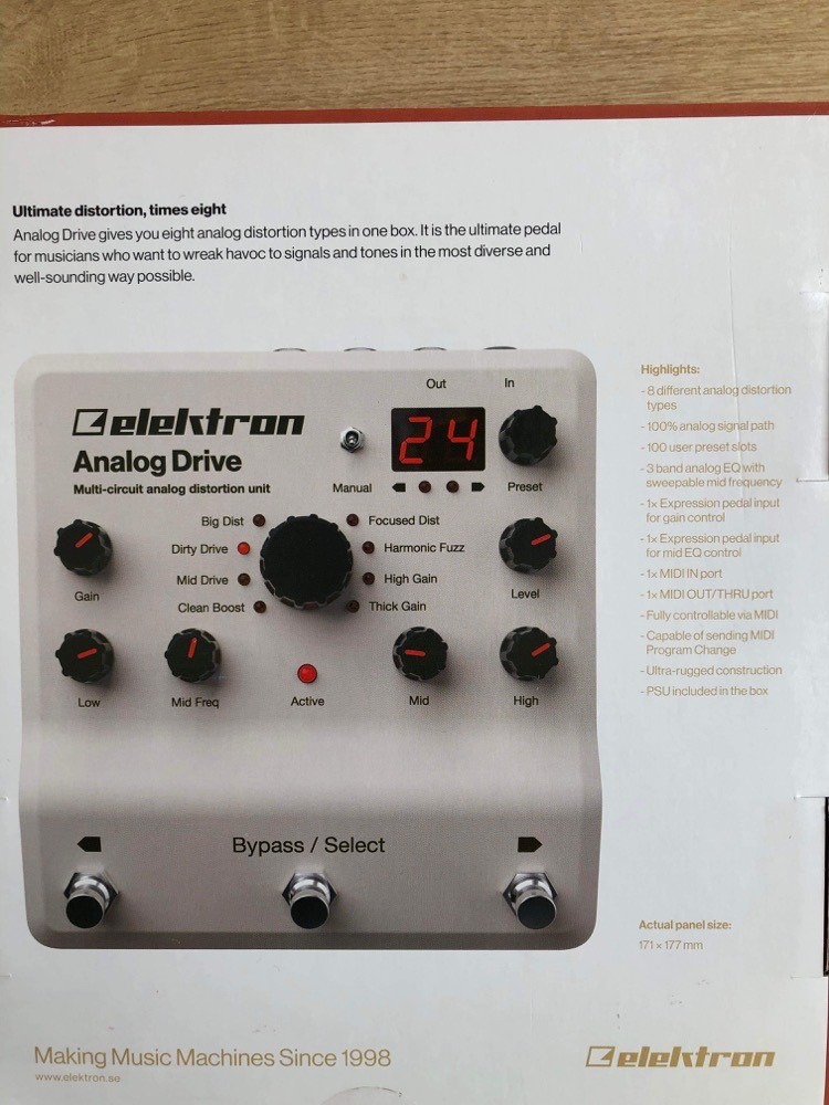 Analog Drive - Elektron Analog Drive - Audiofanzine