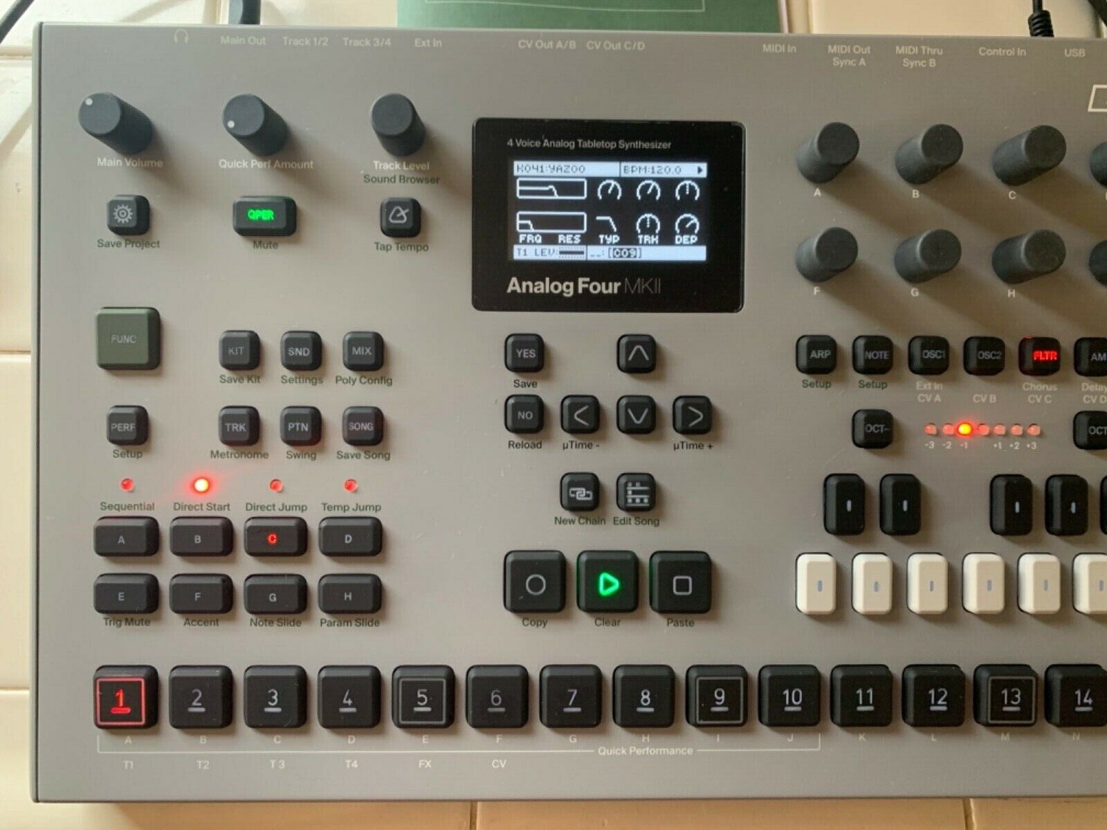 Analog Four MKII - Elektron Analog Four MKII - Audiofanzine