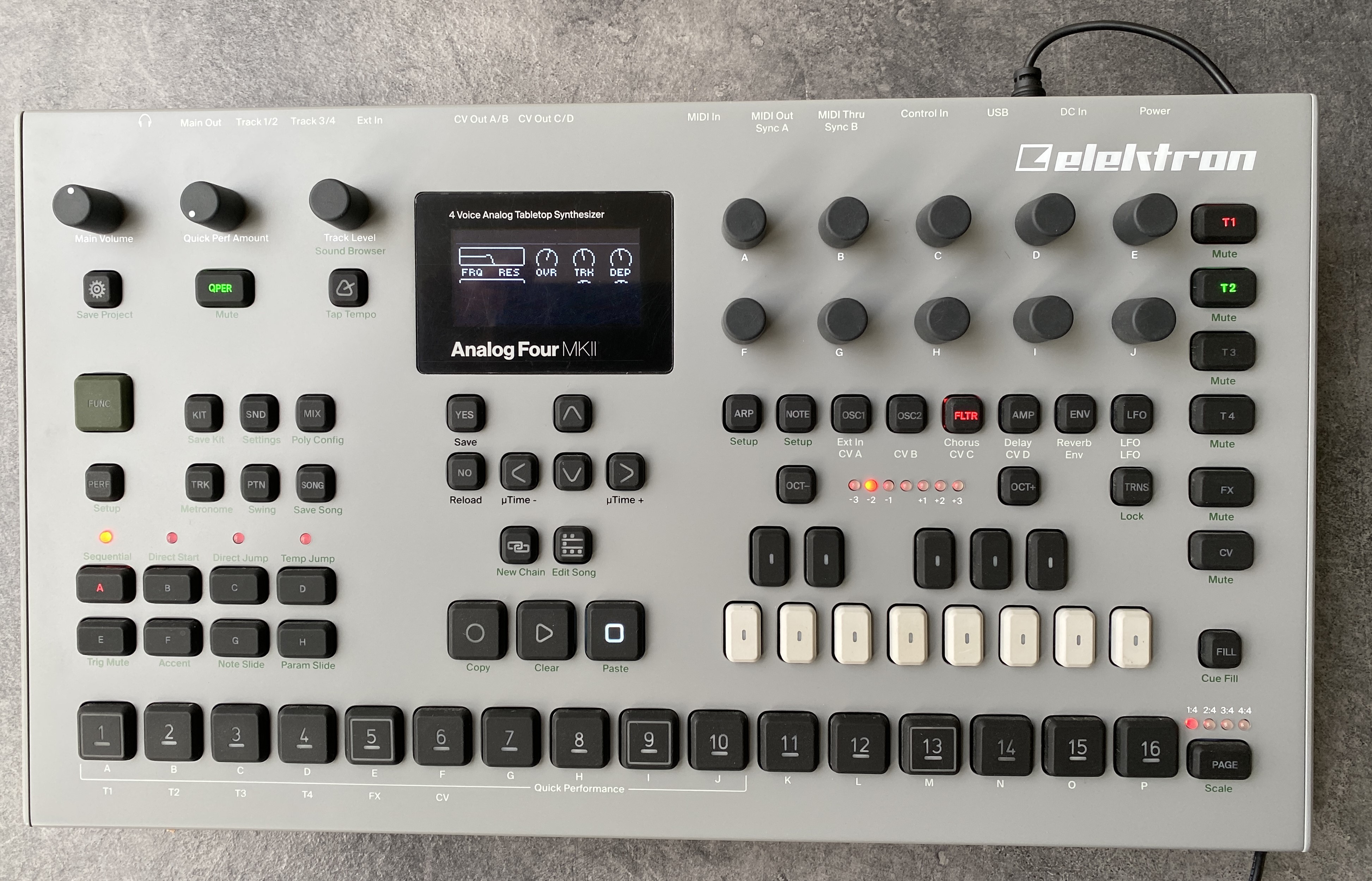 Analog Four MKII - Elektron Analog Four MKII - Audiofanzine