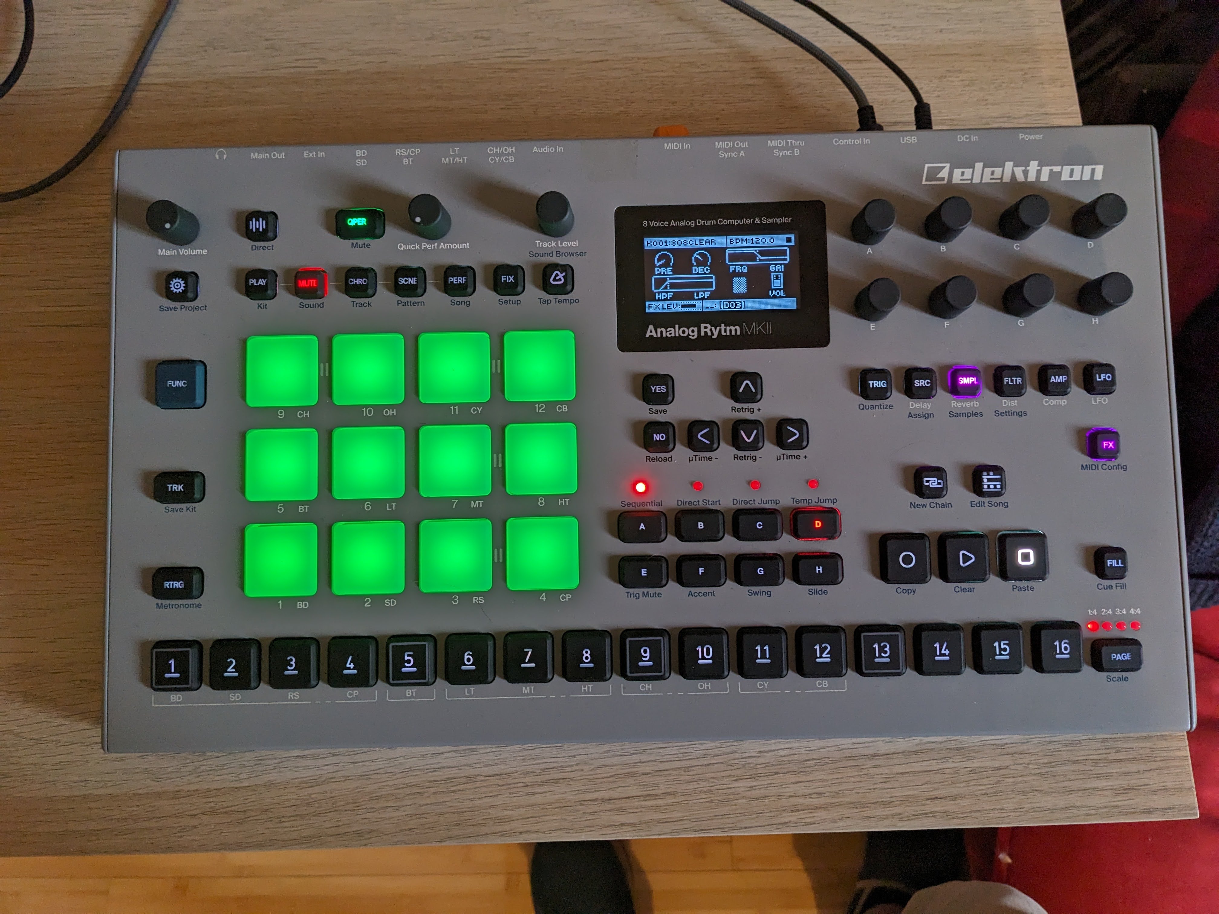 Analog Rytm MKII - Elektron Analog Rytm MKII - Audiofanzine